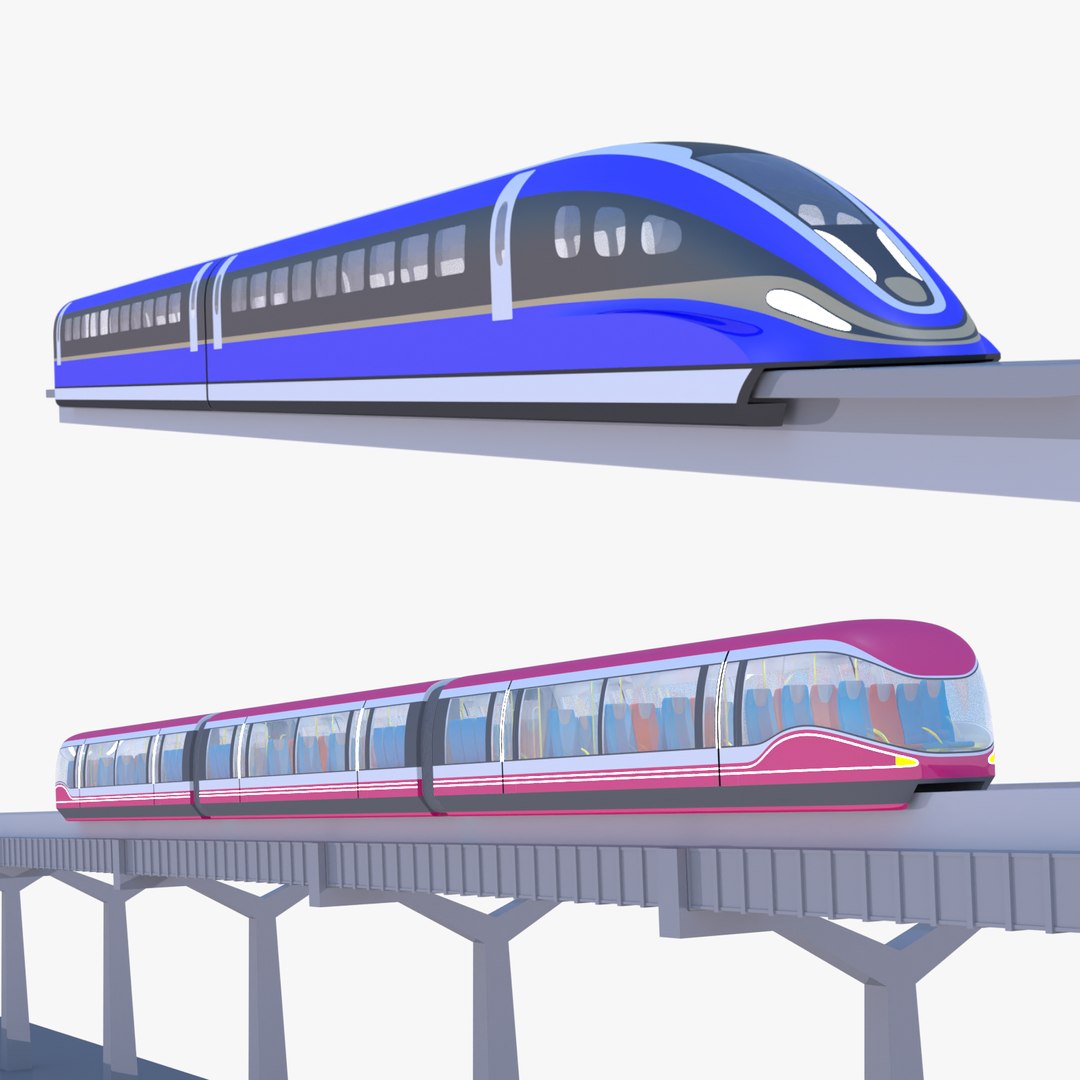 3D Model Future Trains Collection II - TurboSquid 2086785