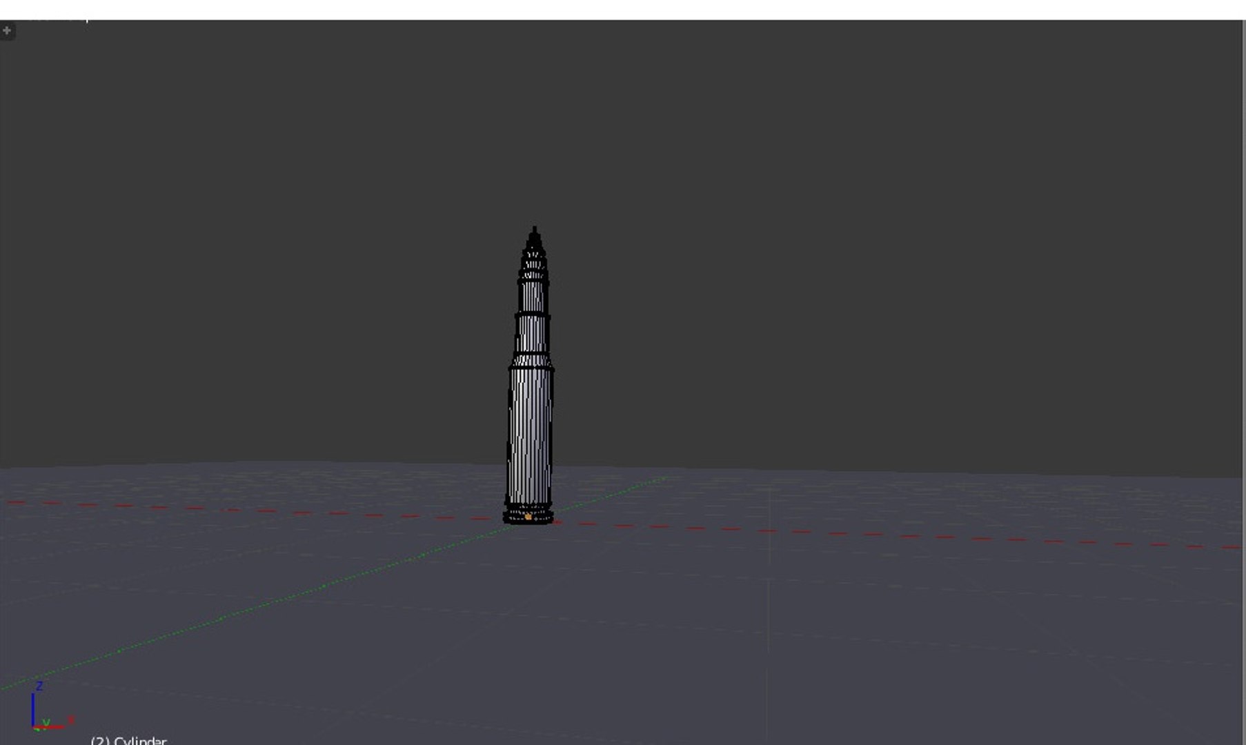 3d bullet model