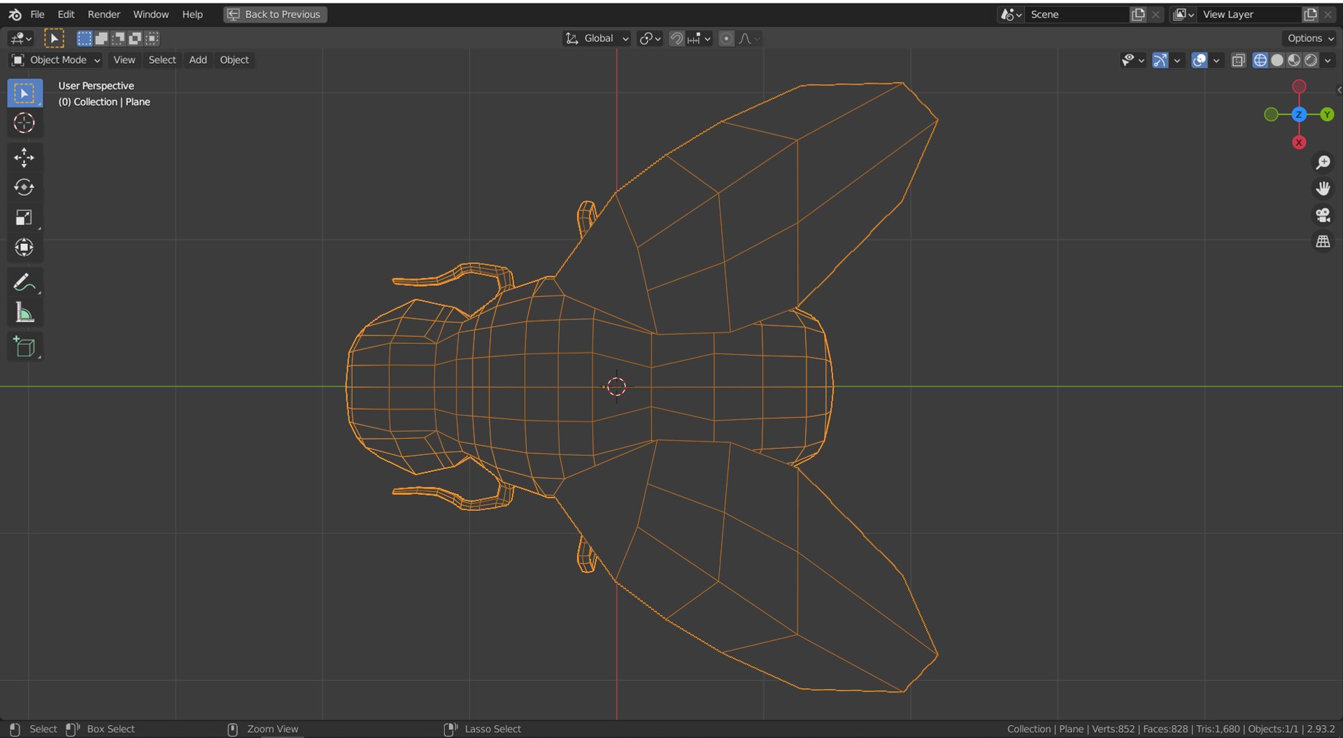 3D Low-poly Fly - TurboSquid 1777203