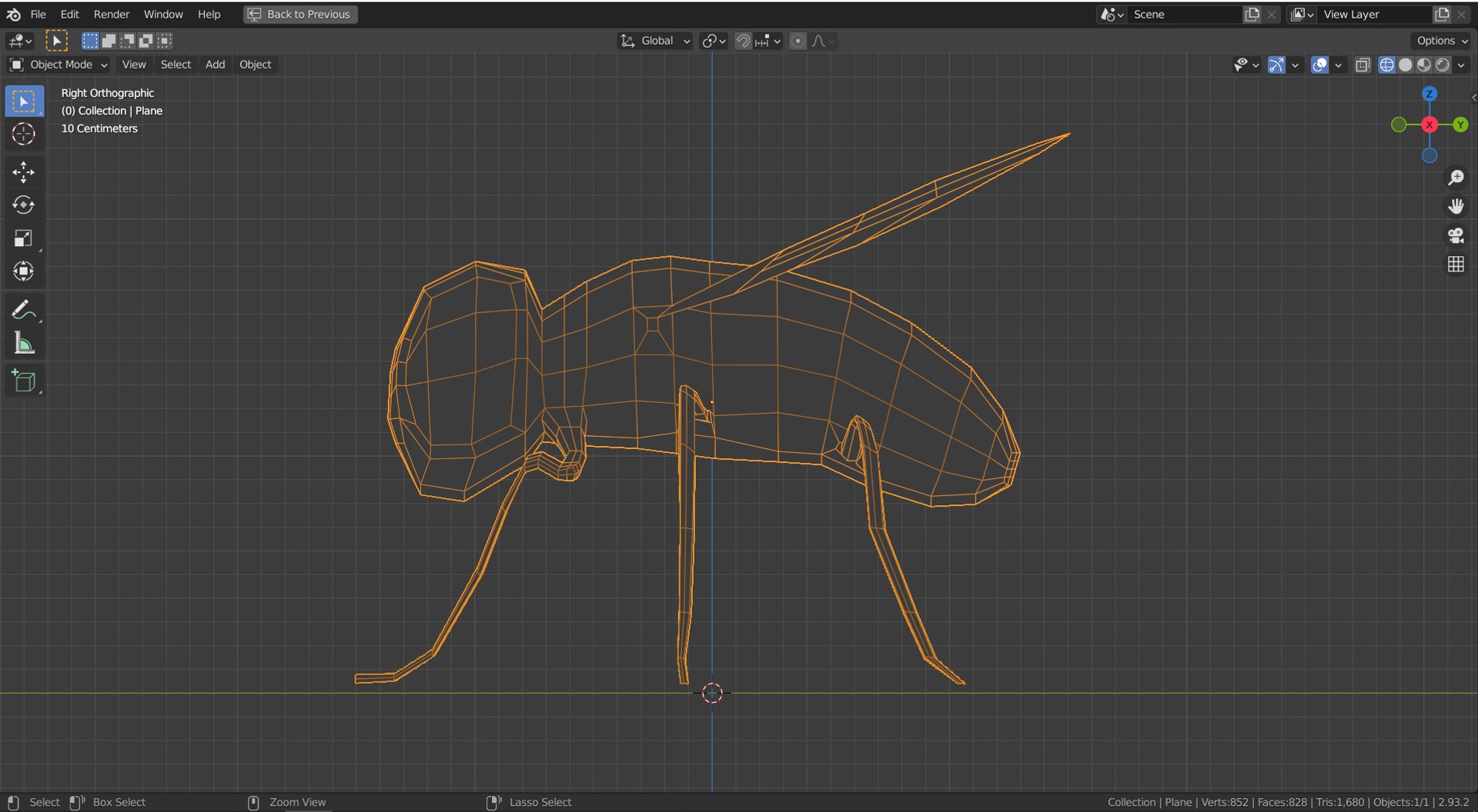 3D Low-poly Fly - TurboSquid 1777203