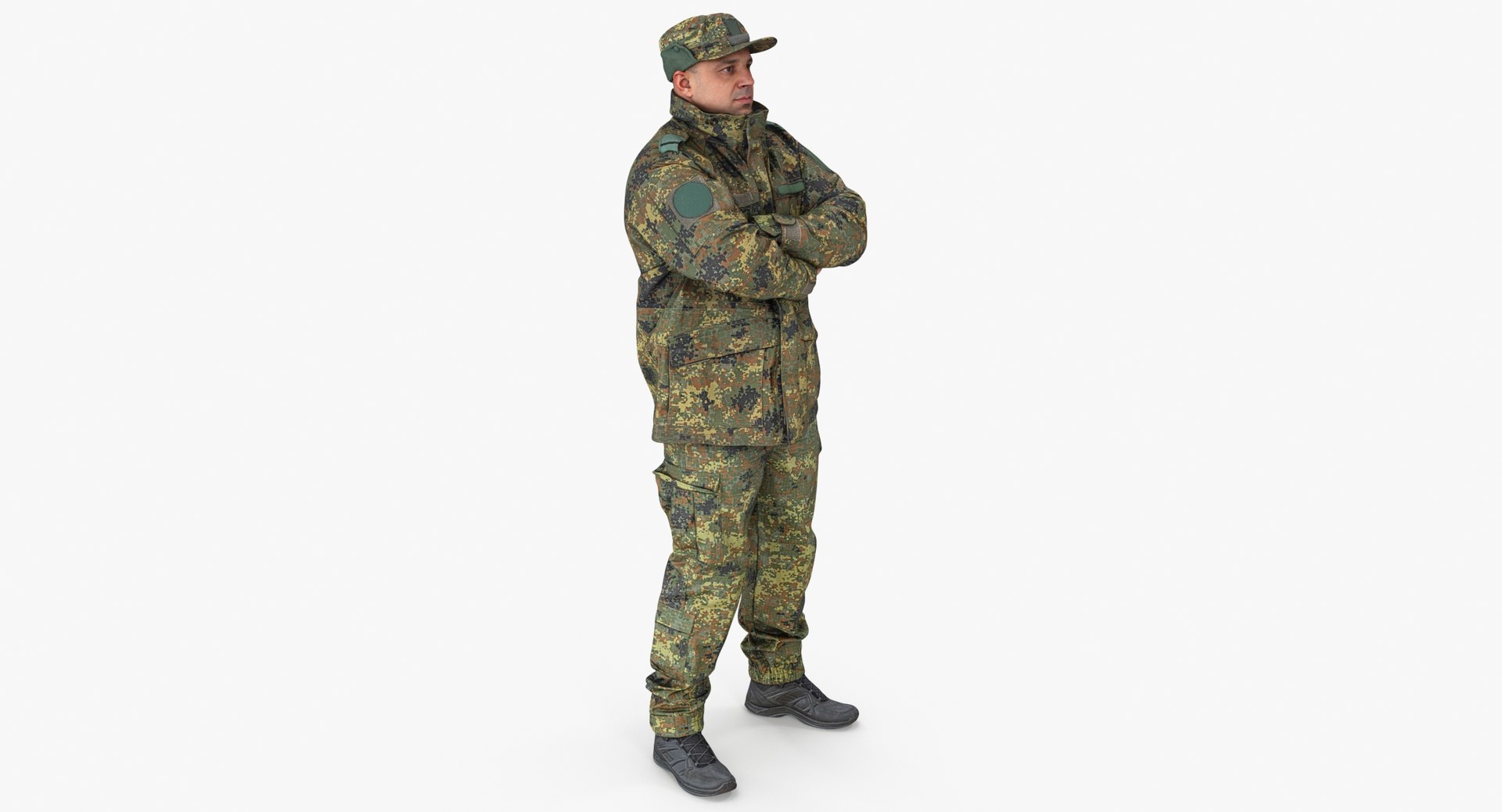 3D Arnold Uniform Military Idle Pose 03 model - TurboSquid 1857821