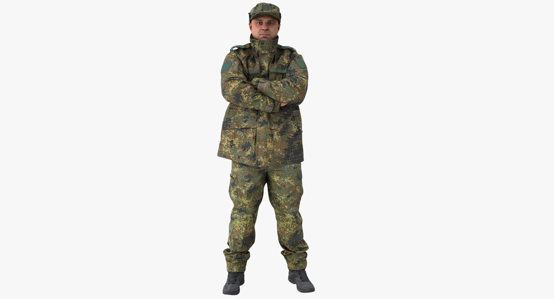 3D Arnold Uniform Military Idle Pose 03 model - TurboSquid 1857821