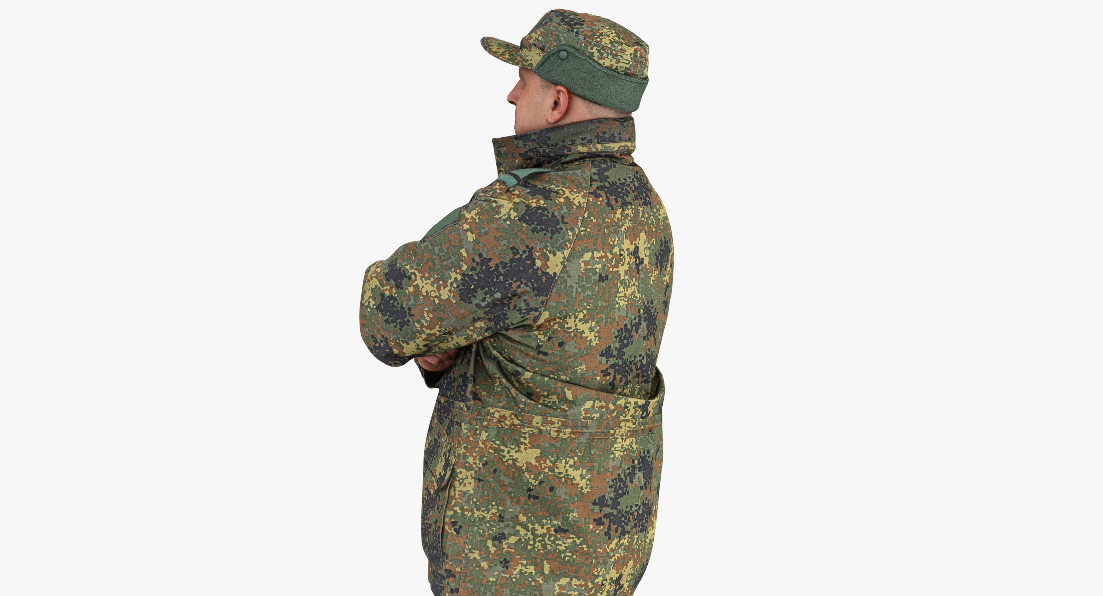 3D Arnold Uniform Military Idle Pose 03 model - TurboSquid 1857821