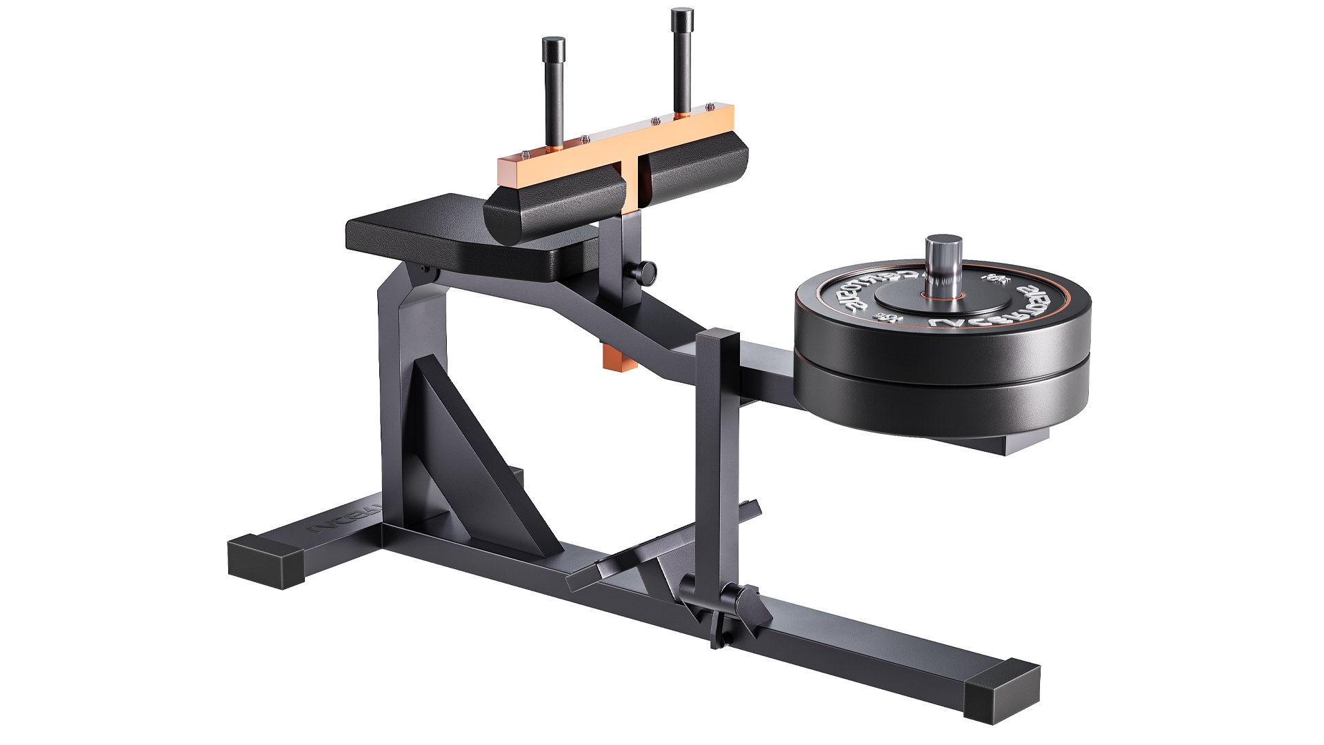 3D Seated Calf Machine Plate Loaded - TurboSquid 2415421