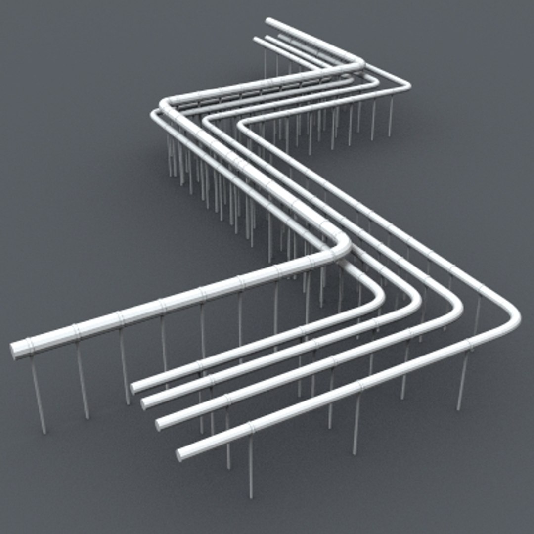 Industrial Elements Library 3d Model