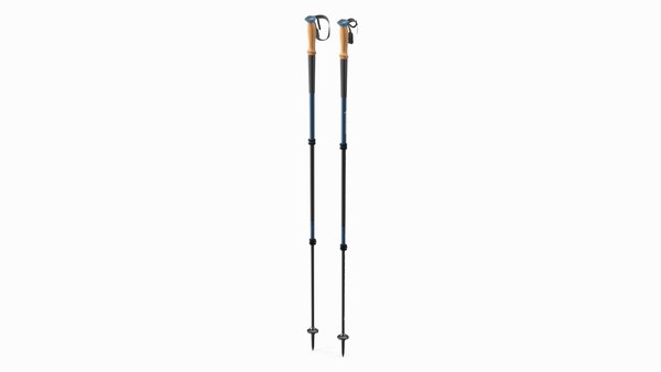 modelo 3d Blue Black Diamond Carbon Trekking-Poles - TurboSquid 2053220