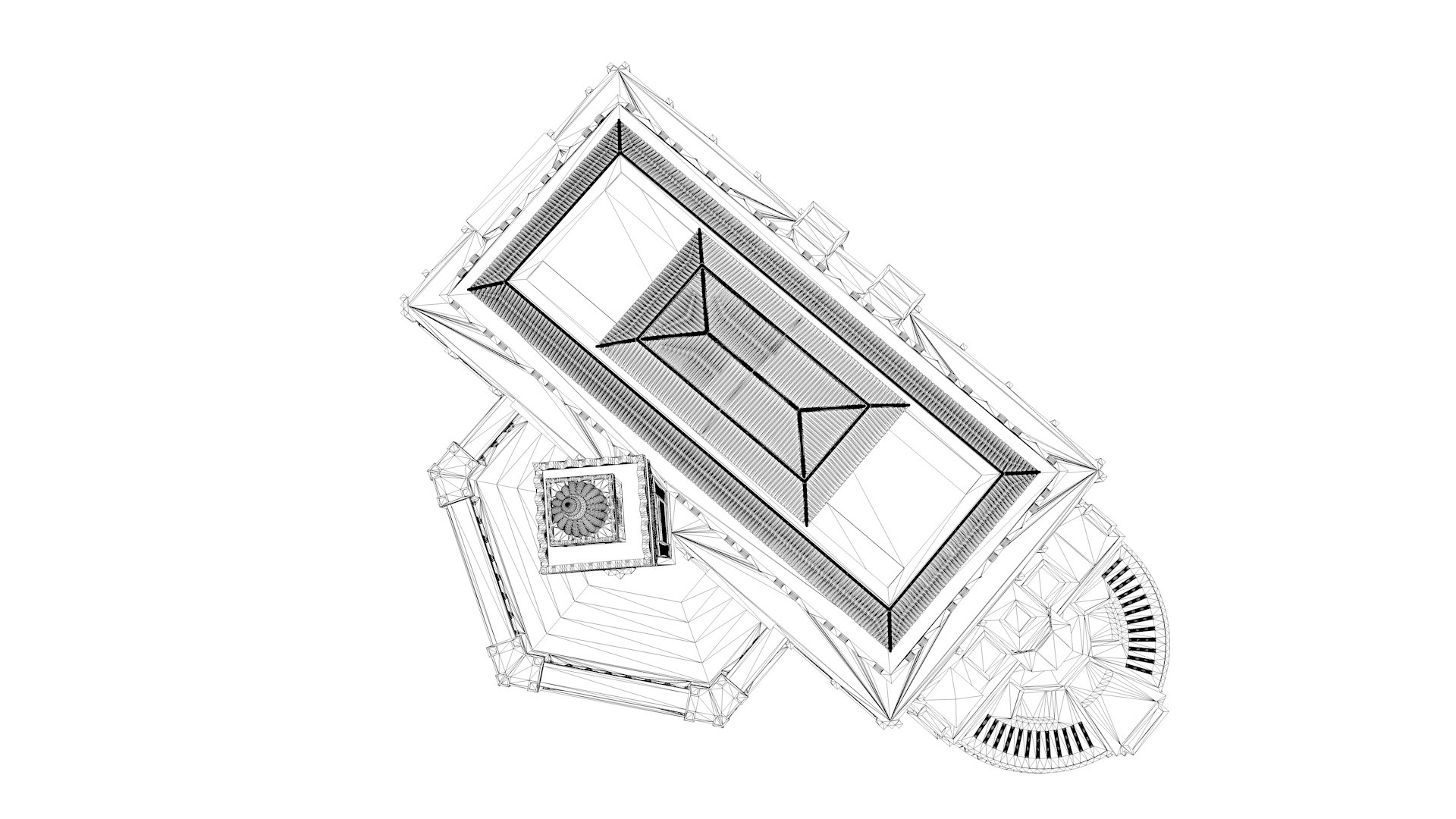 3D Hassane 2 Mosque - TurboSquid 2044001