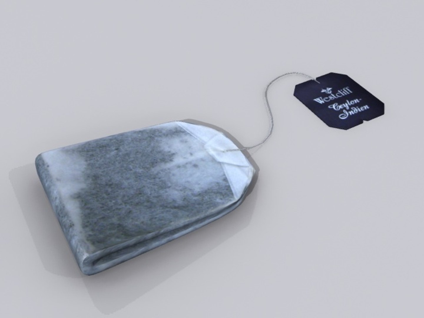 3d Model Tea Bag Teabag