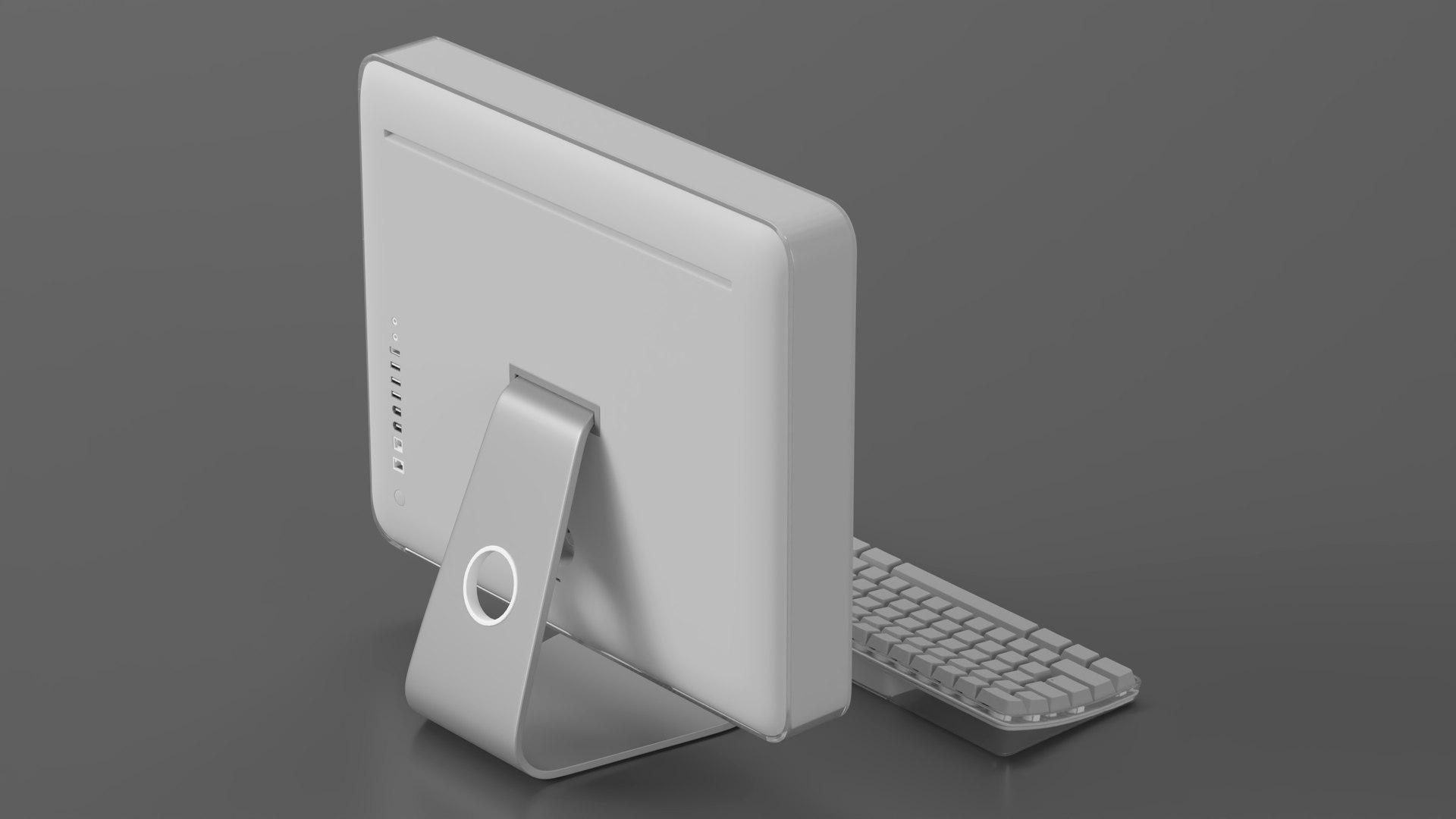 3D Apple IMac G5 Computer With Keyboard - TurboSquid 2197628