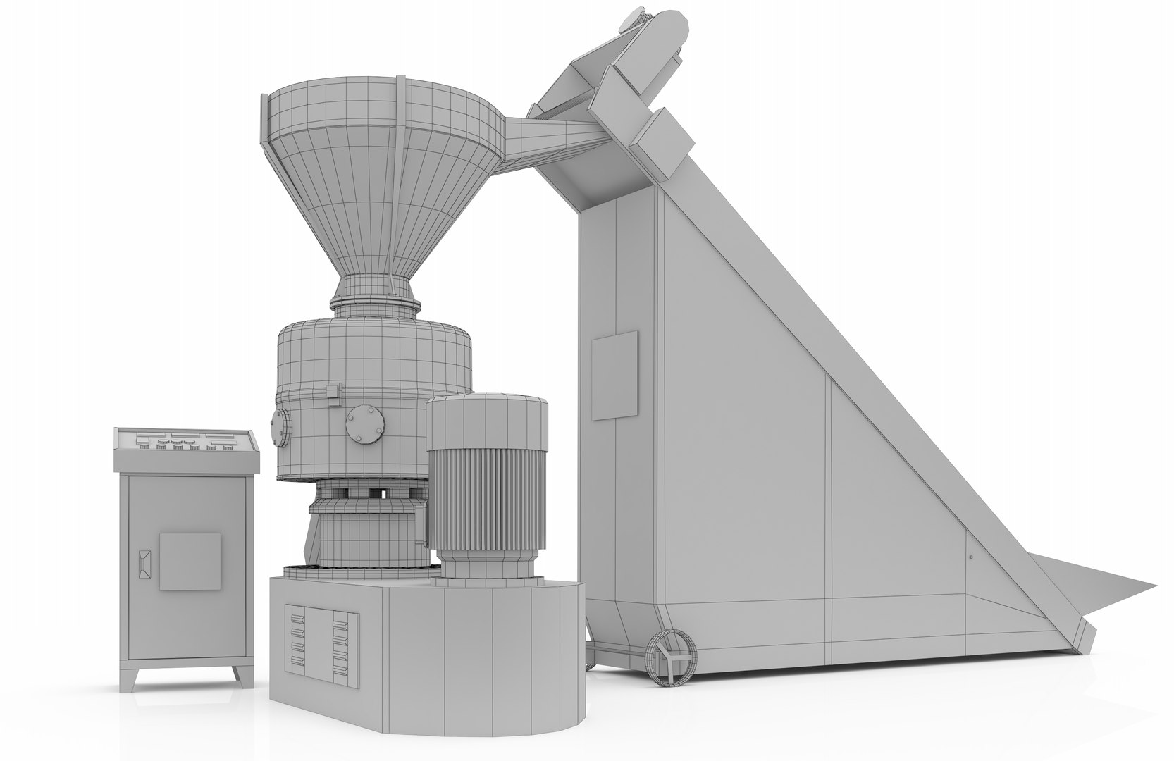 3D Machine Plastic Model - TurboSquid 1621925