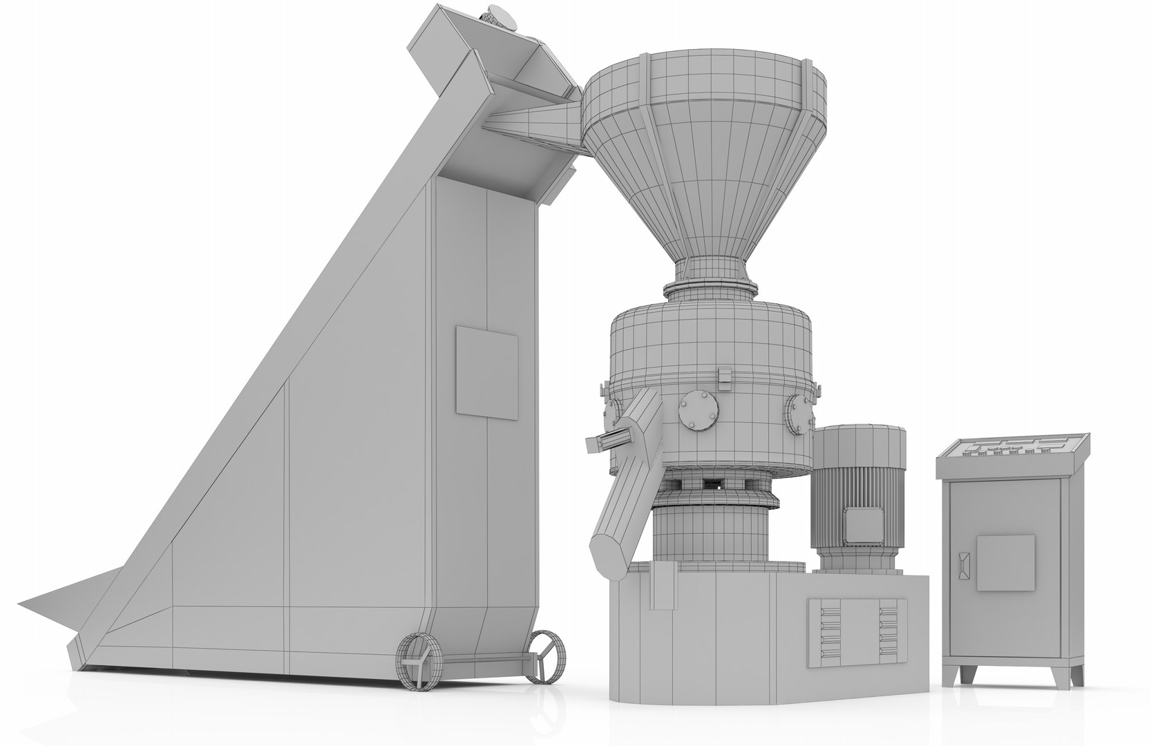 3D Machine Plastic Model - TurboSquid 1621925