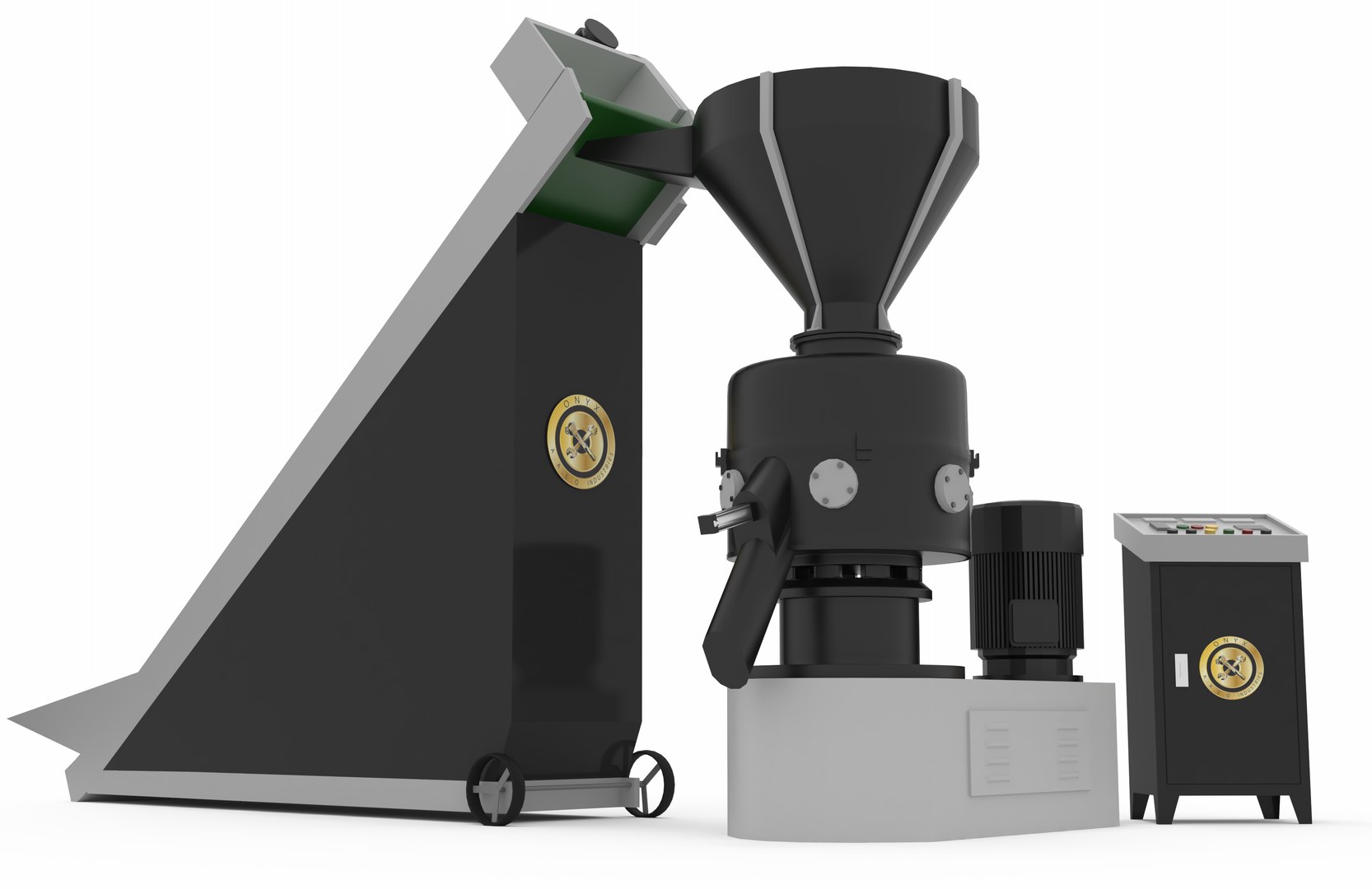 3D Machine Plastic Model - TurboSquid 1621925