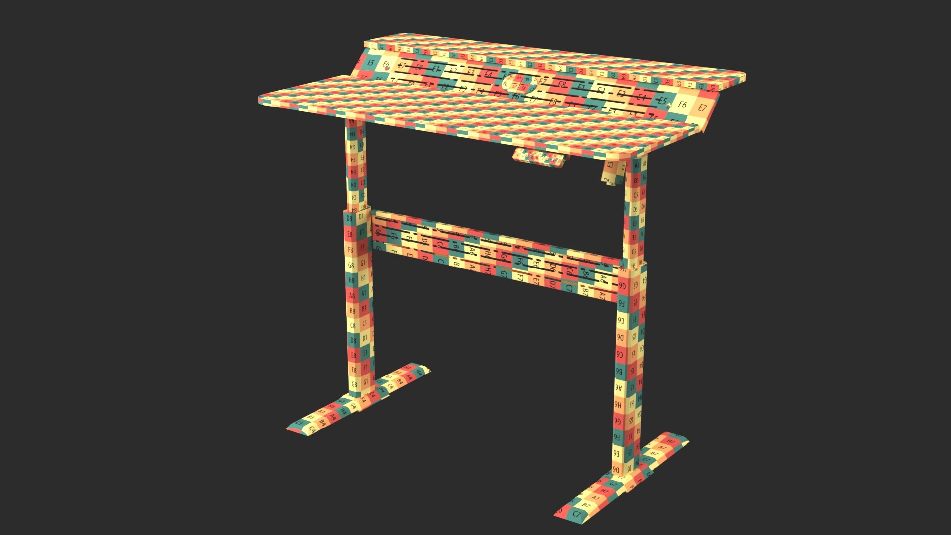 Standing Desk 3D - TurboSquid 1805031