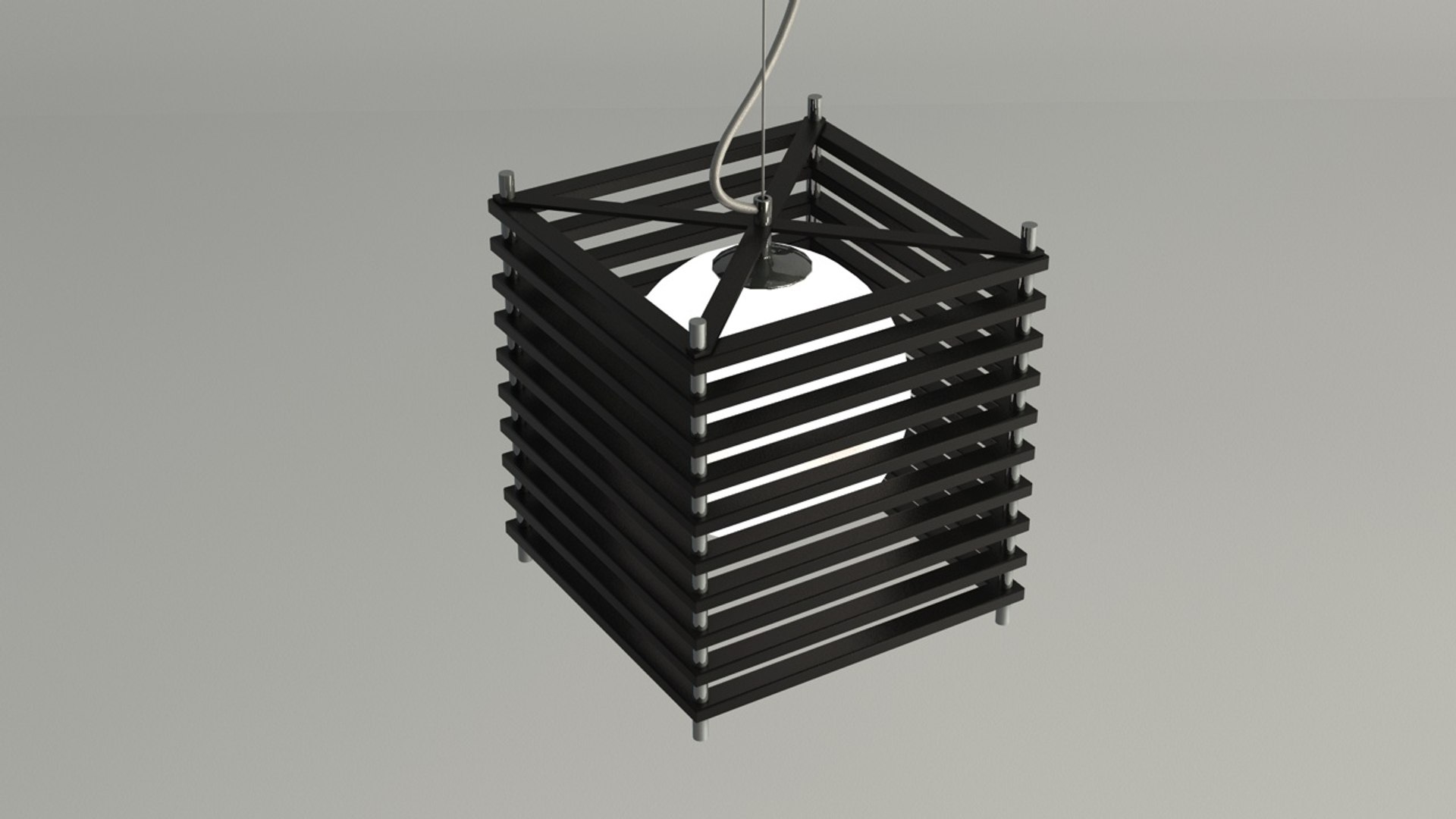 3ds Max Parallel Square Lamp Materials