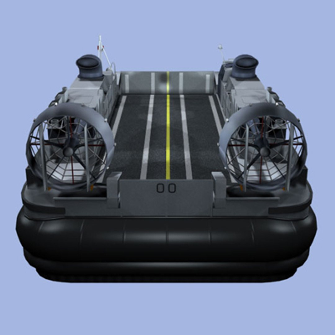 Lcac Navy Hovercraft 3d Model
