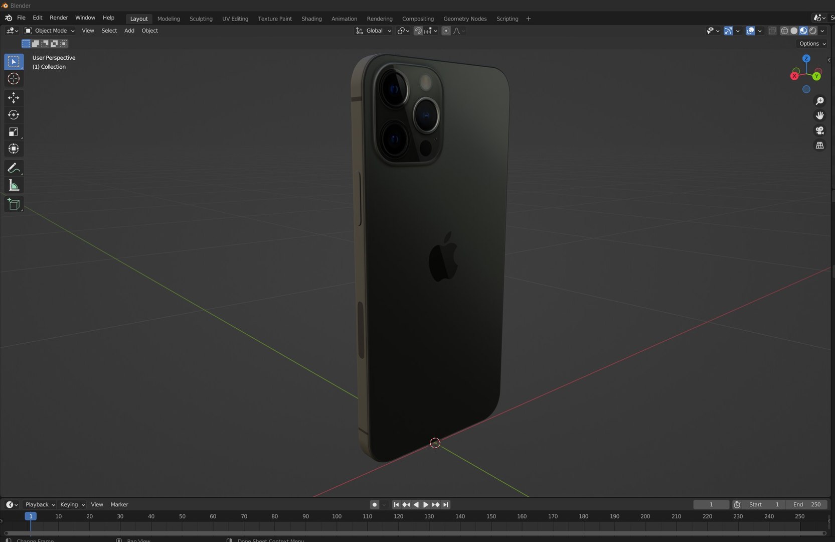 IPhone 12 Pro Max Graphite 3D Model - TurboSquid 2046810