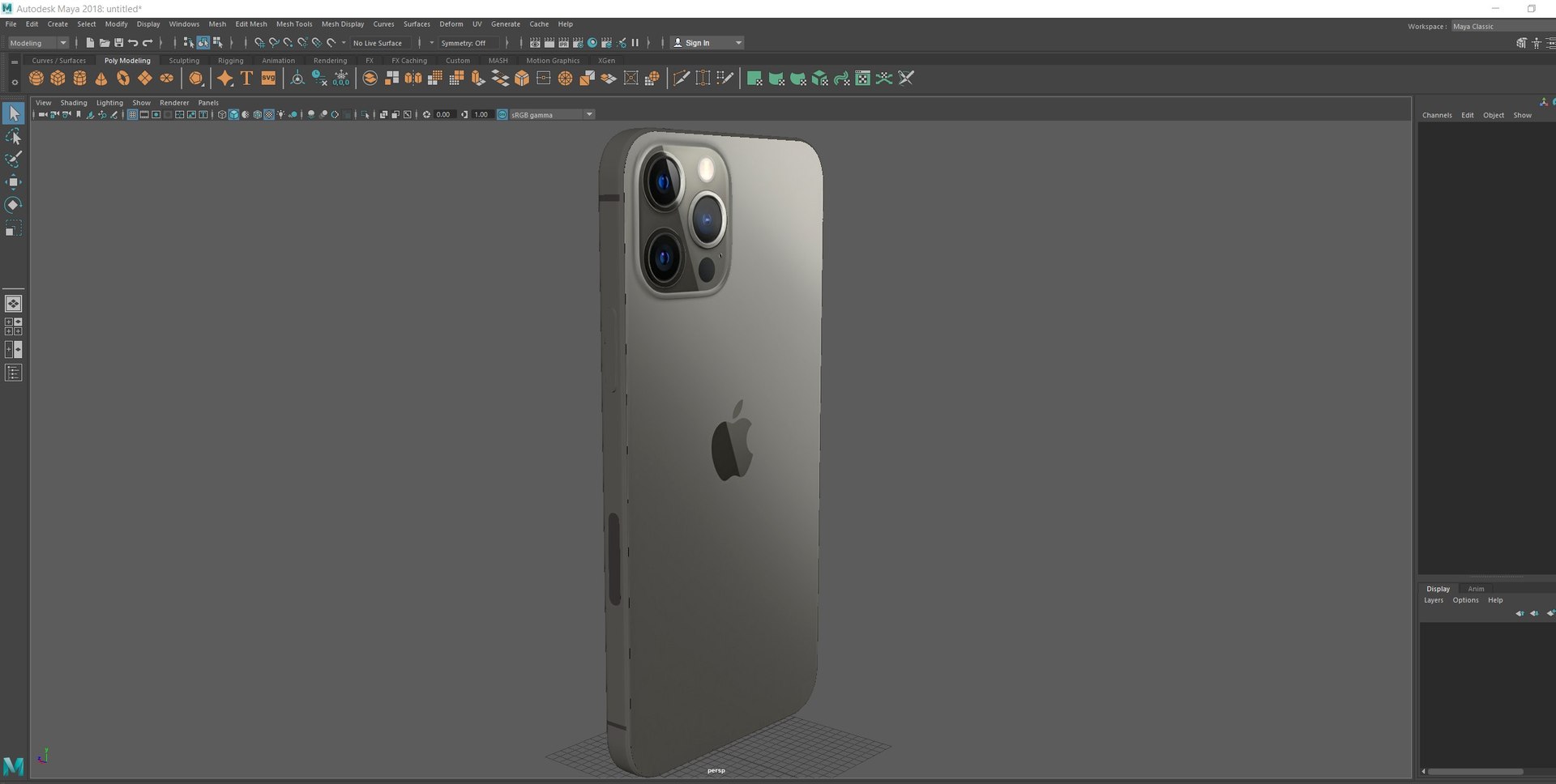 IPhone 12 Pro Max Graphite 3D Model - TurboSquid 2046810