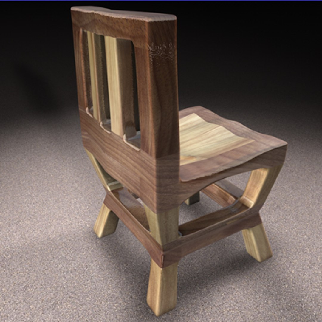 Cinema4d Wood Chair