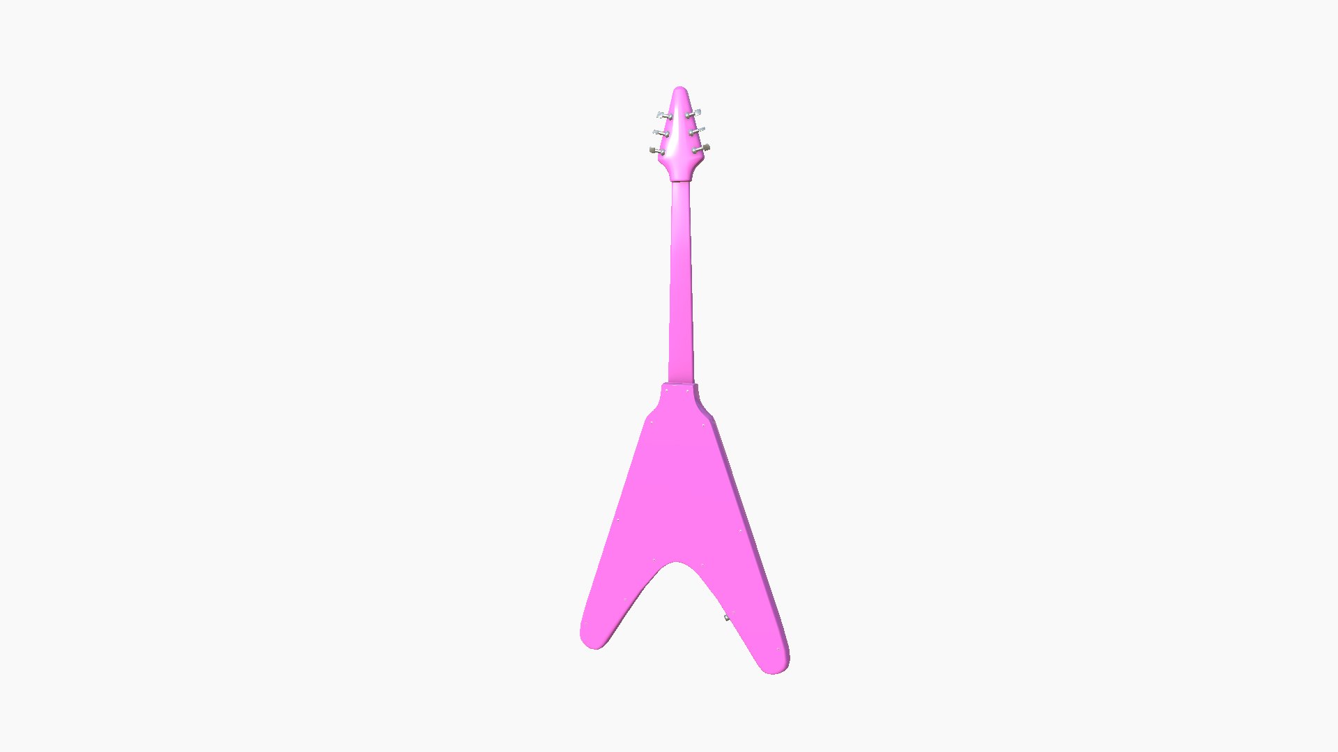 Electric Guitar D10 Pink - Music Instrument Design model - TurboSquid ...