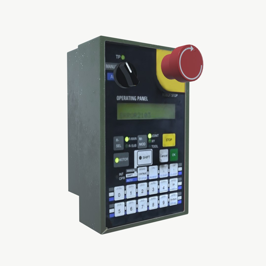 Operating Panel Machine 3D - TurboSquid 2271760