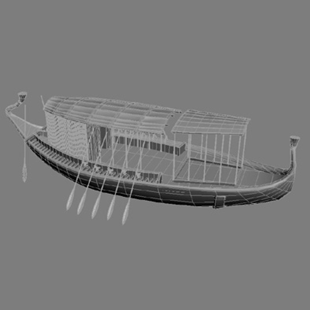 Boat Egyptian 3d 3ds