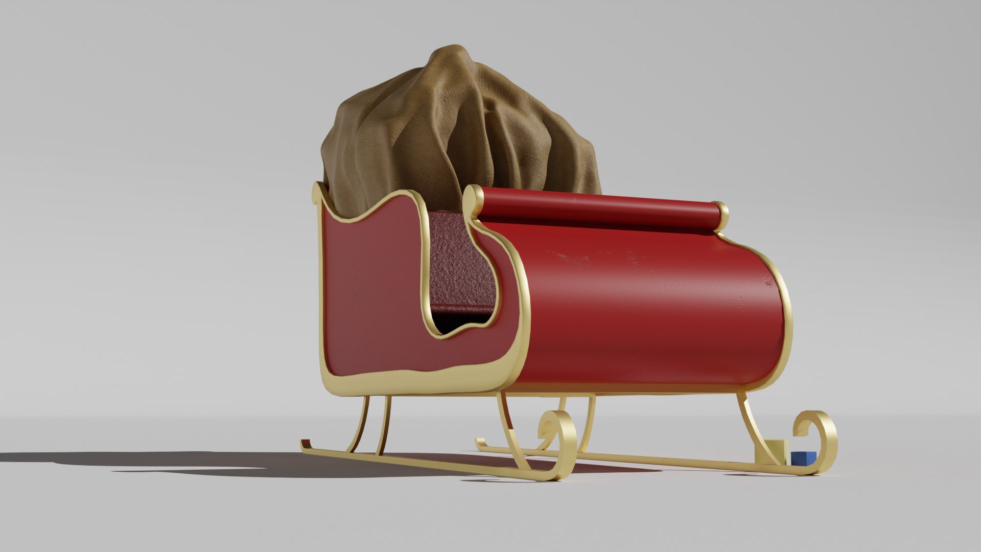Santas Sleigh 3D Model - TurboSquid 1983723