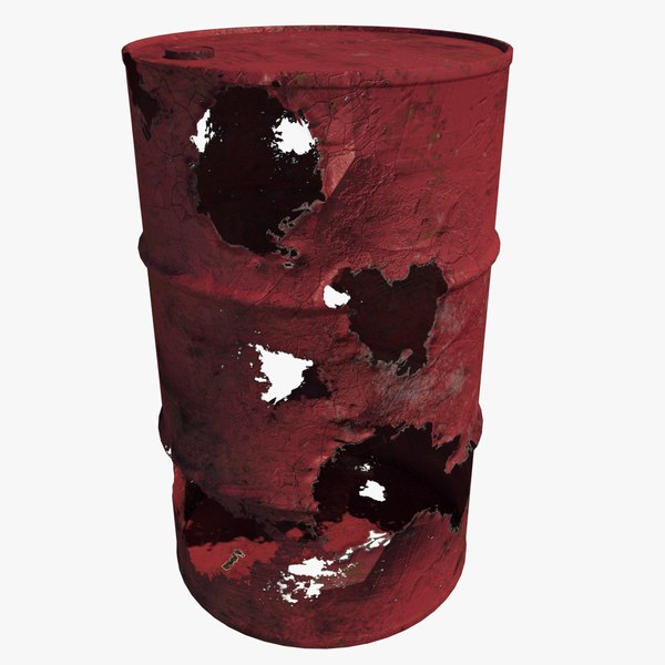 Barrel corroded 3D - TurboSquid 1488944