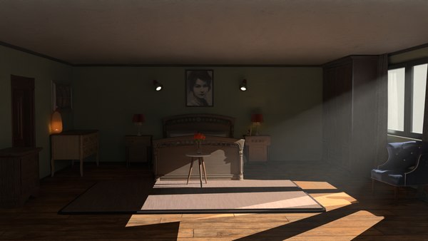 modelo 3d Dormitorio - TurboSquid 2187939