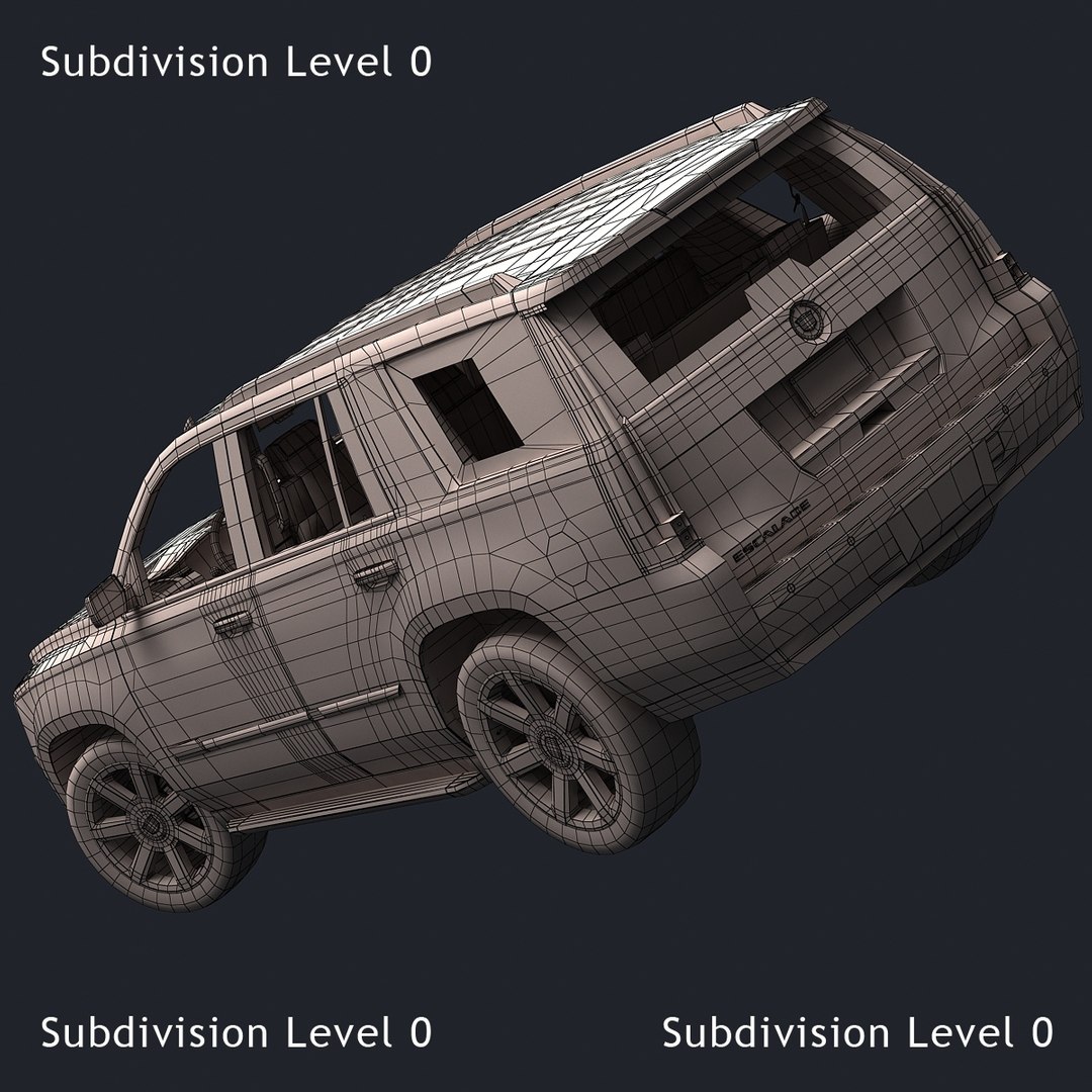 3d 2015 Cadillac Escalade Model