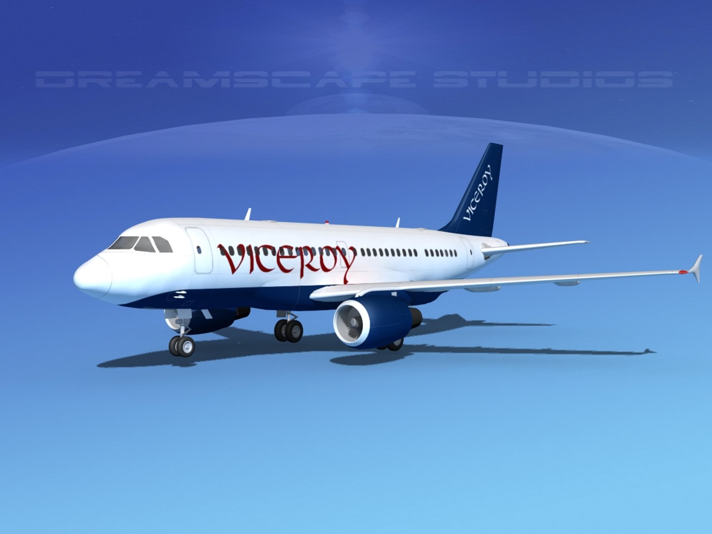 3d Scale Airbus A319
