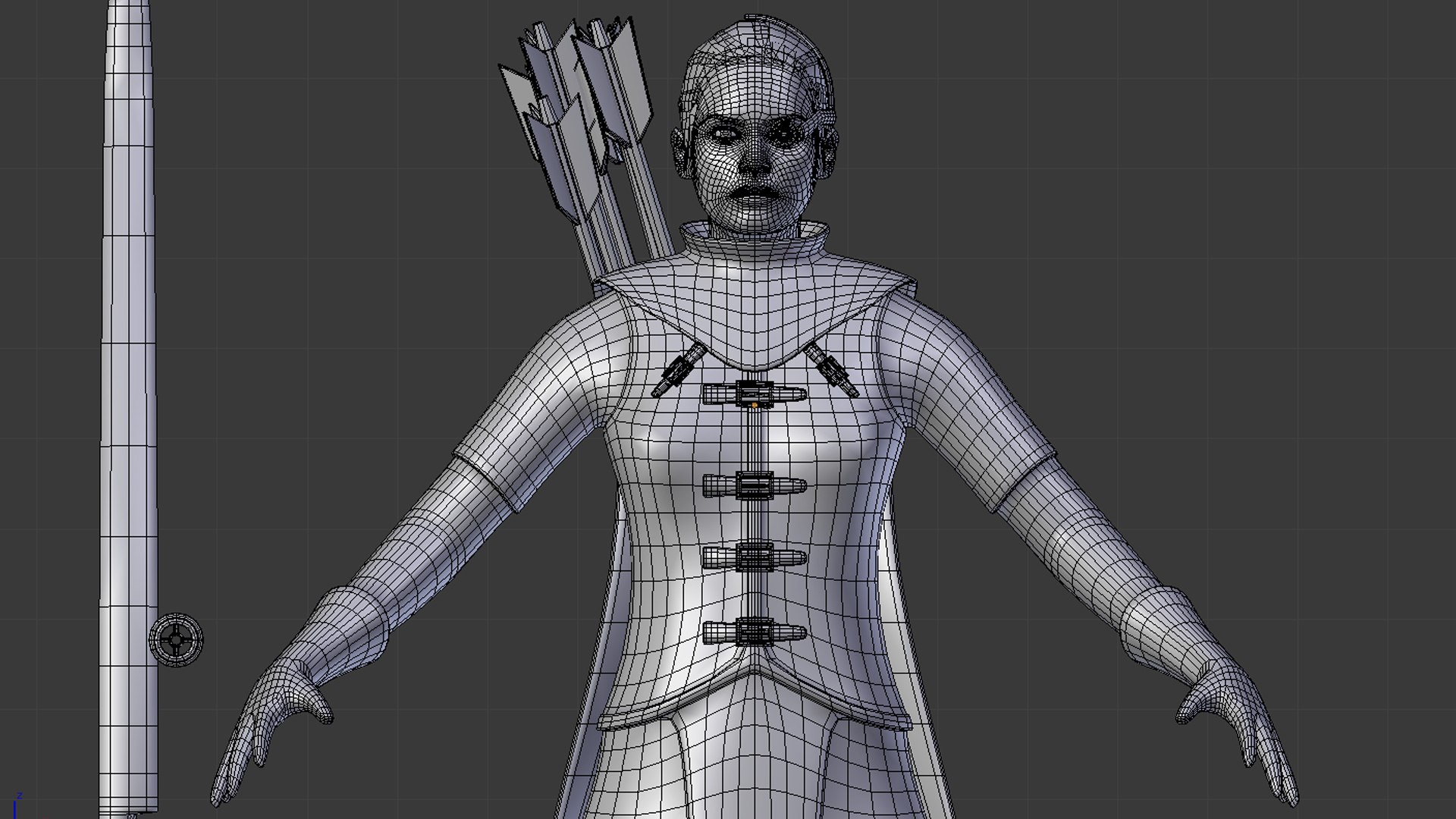 3D Ready Fantasy Steampunk Archer - TurboSquid 1346450