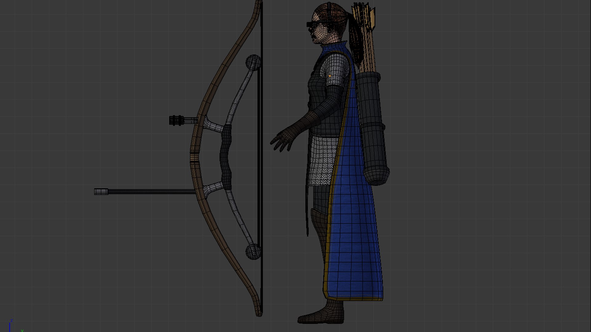3D Ready Fantasy Steampunk Archer - TurboSquid 1346450