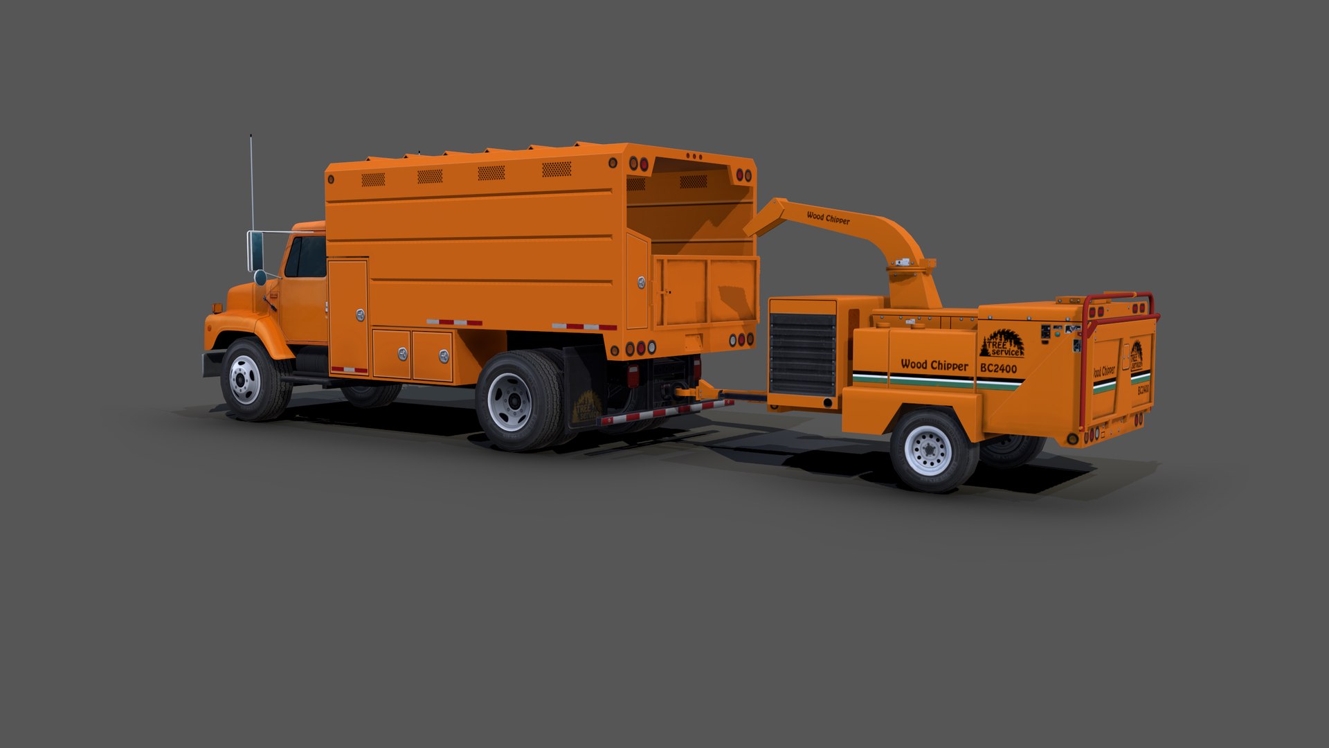 3D Model International 1754 Chipper Truck S01 - TurboSquid 2139831