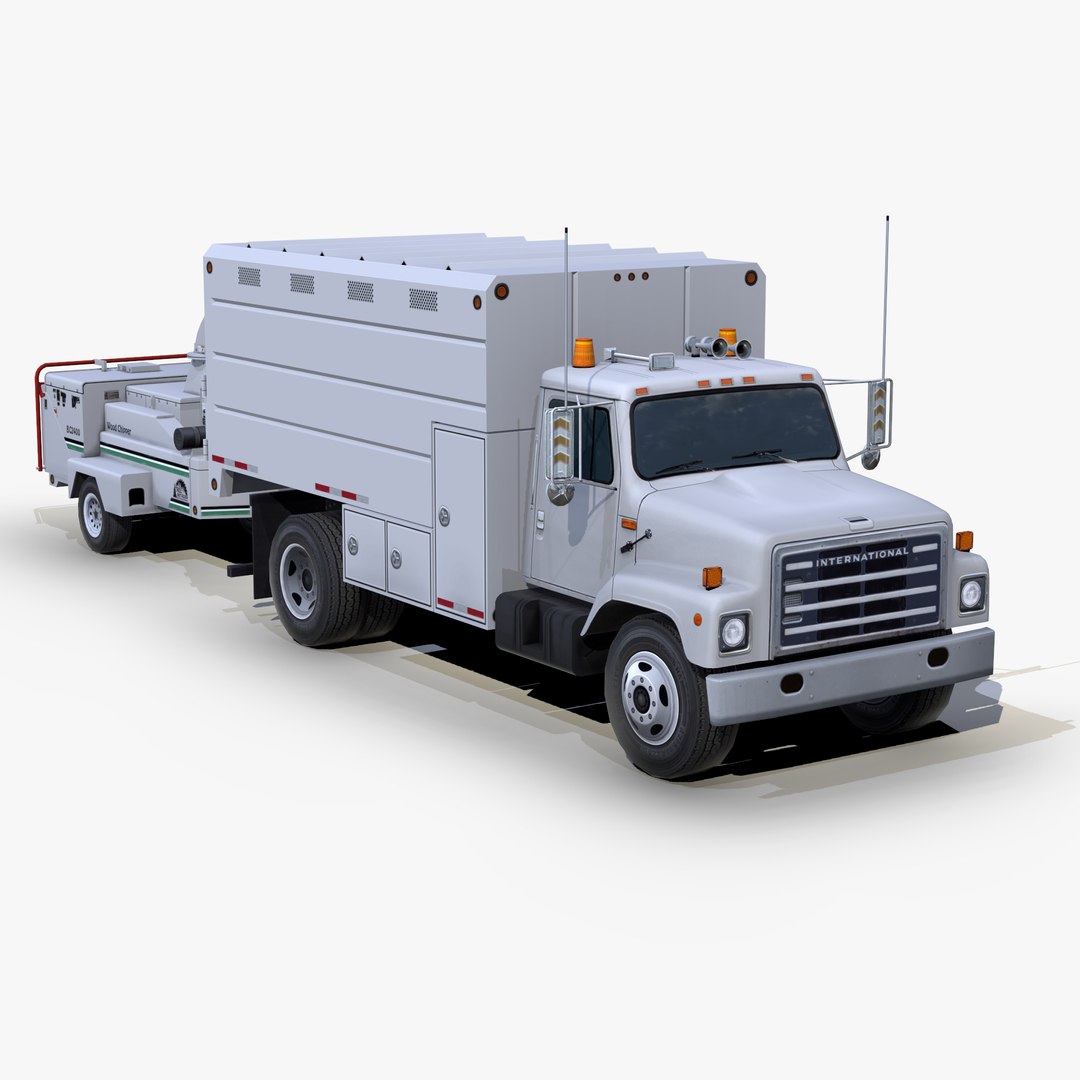 3D Model International 1754 Chipper Truck S01 - TurboSquid 2139831