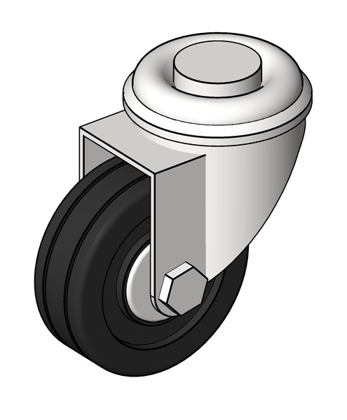 3D Caster Wheel 50mm - TurboSquid 1956691