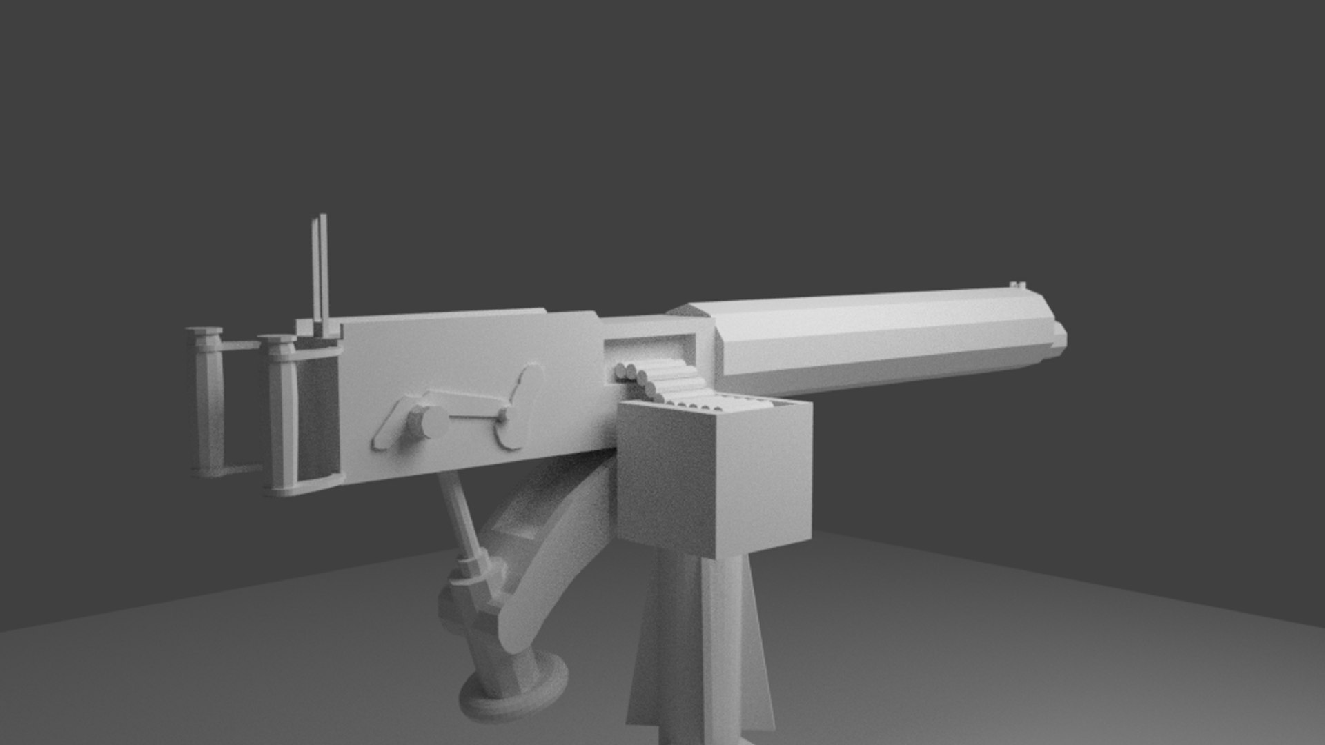 Free 3D Model Wwi Machine Gun - TurboSquid 1188928