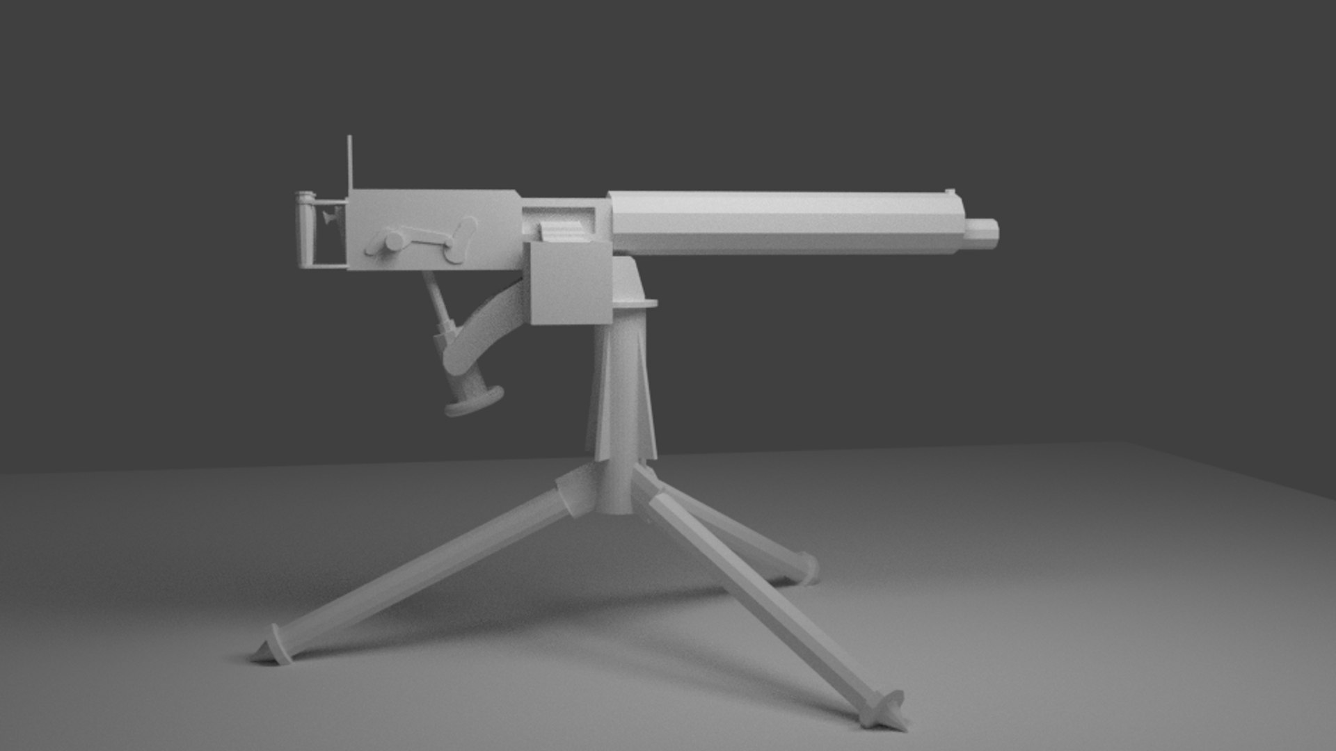 Free 3D Model Wwi Machine Gun - TurboSquid 1188928