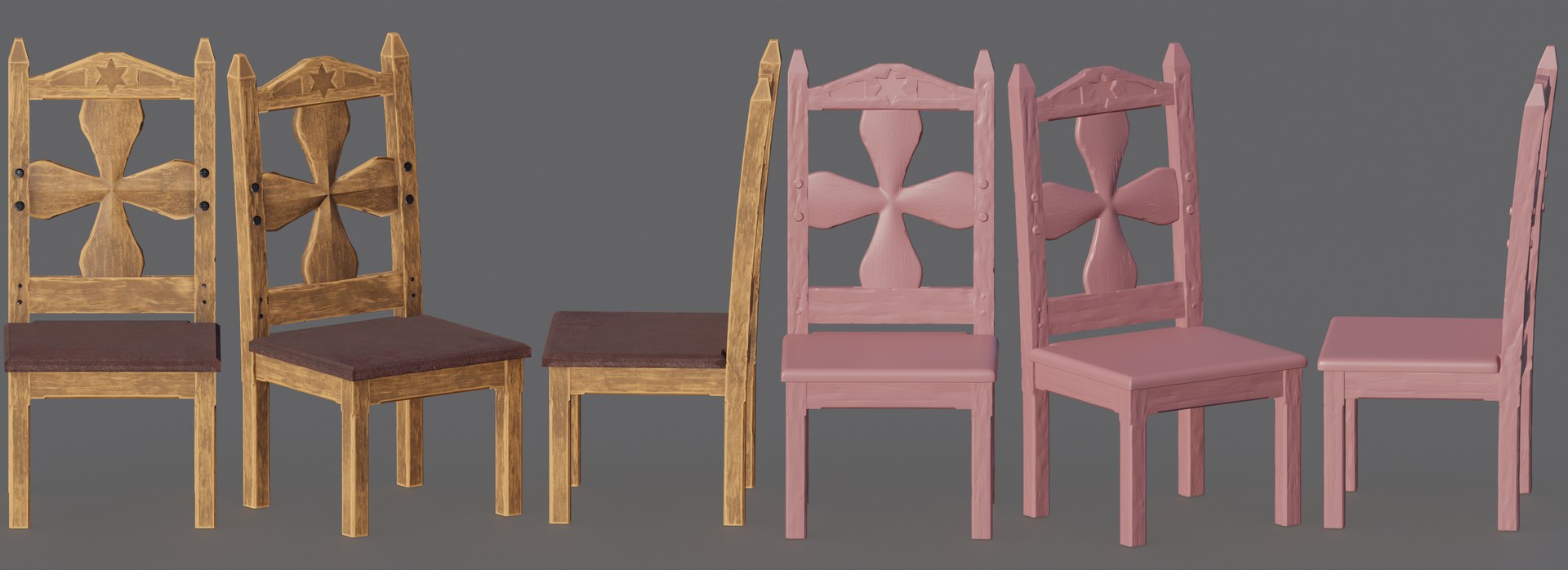 Stylized Chair 3D Model - TurboSquid 2208063