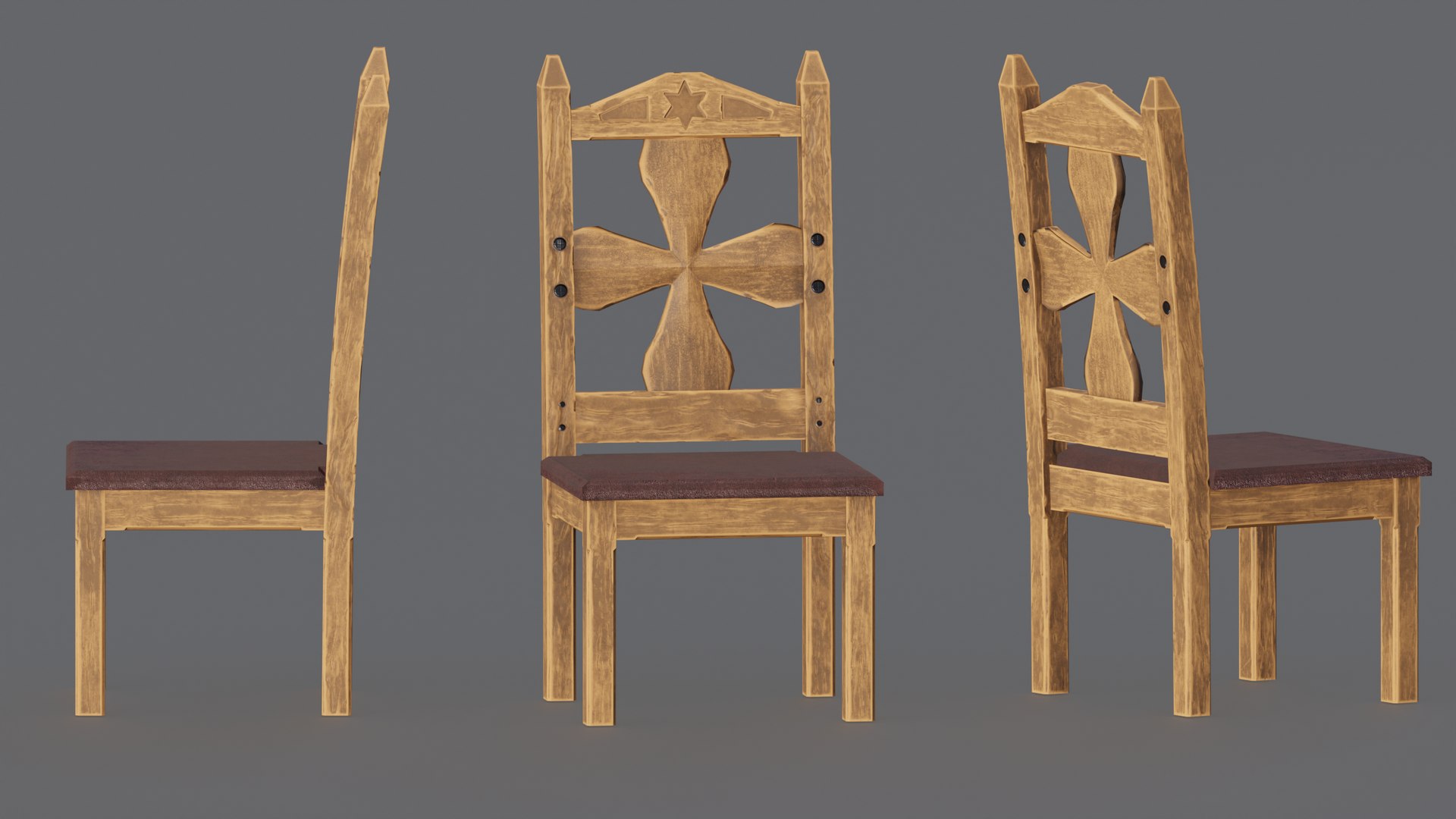 Stylized Chair 3D Model - TurboSquid 2208063