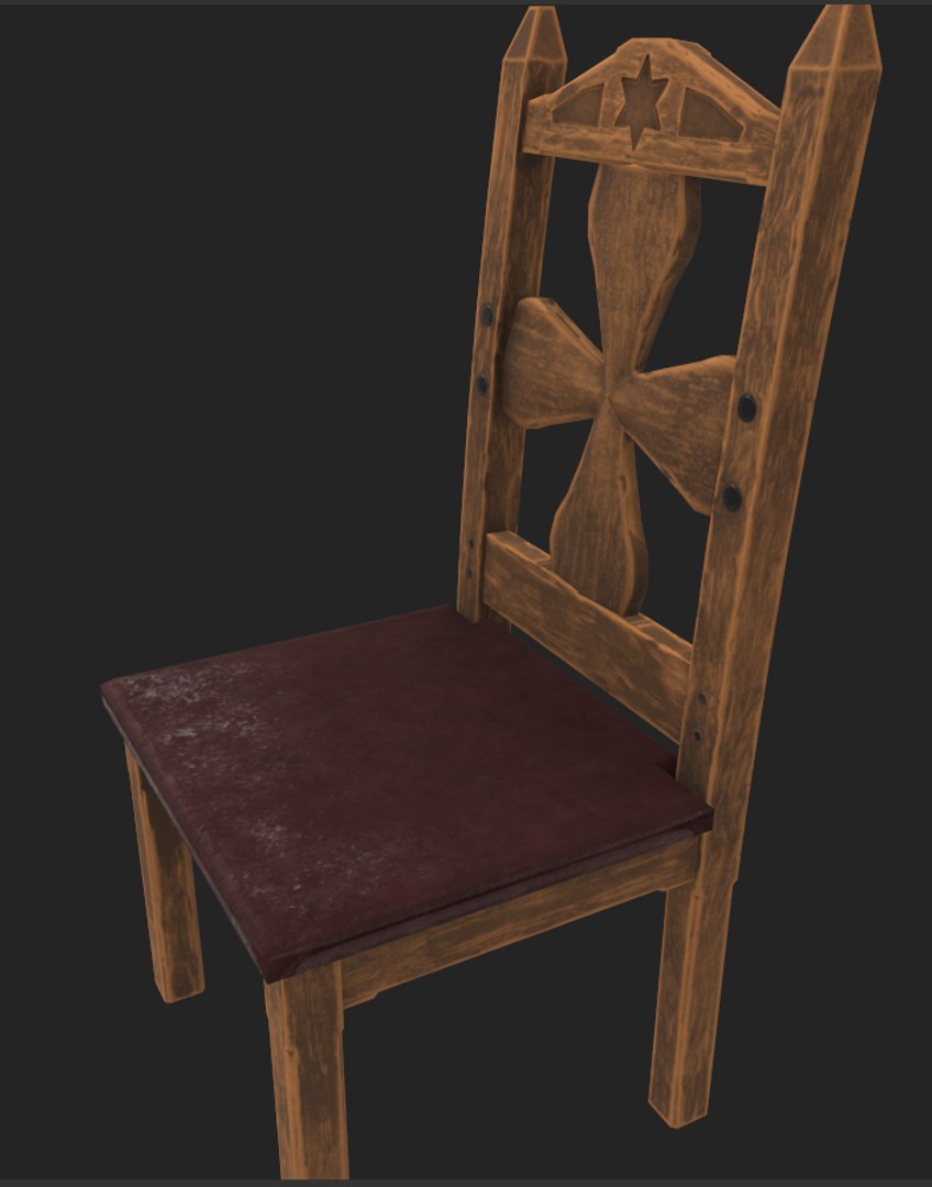 Stylized Chair 3D Model - TurboSquid 2208063