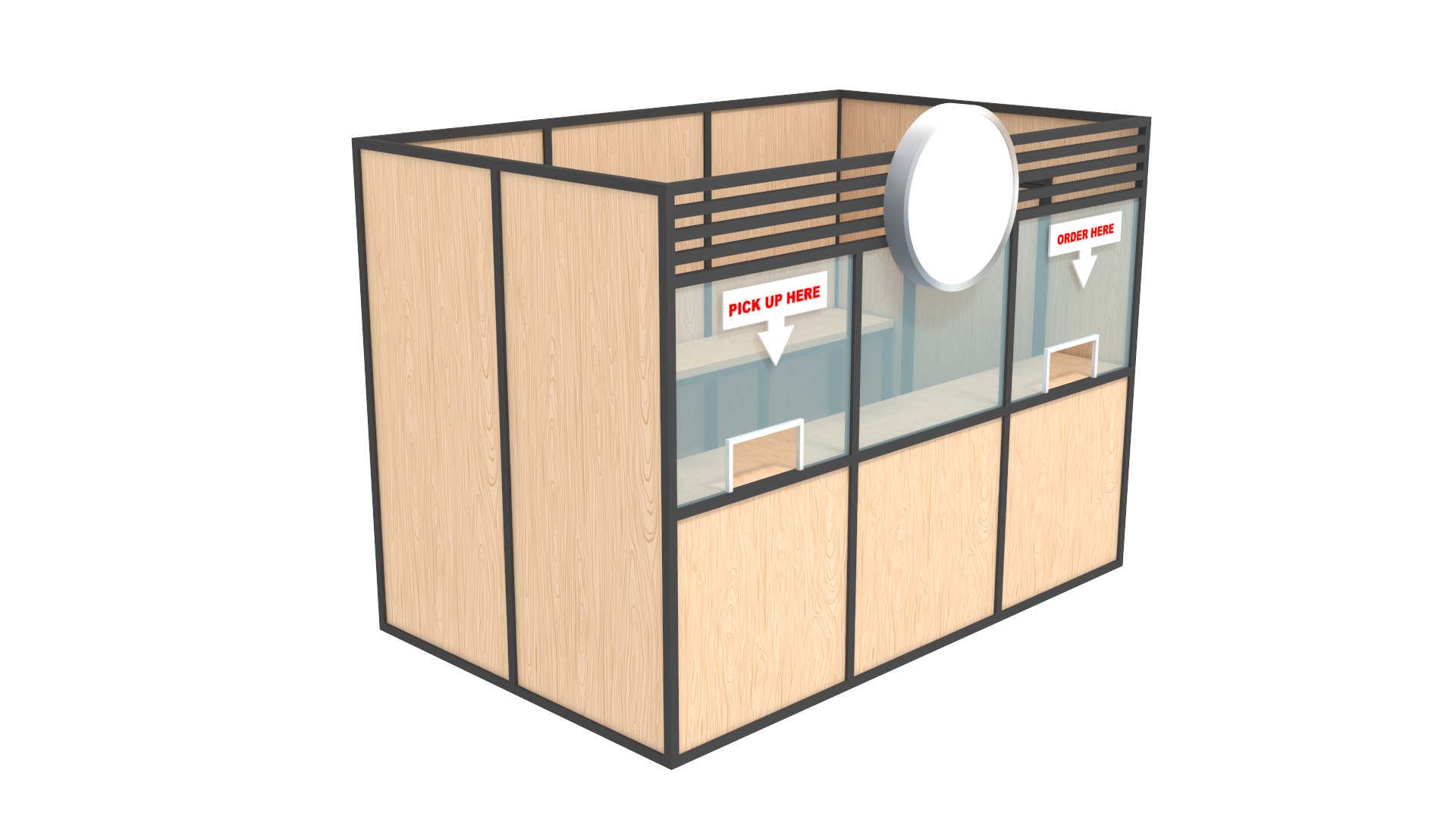 3D Model Stand Booth Food Drink - TurboSquid 1773392