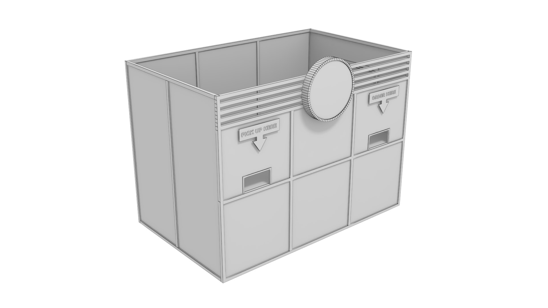 3D Model Stand Booth Food Drink - TurboSquid 1773392