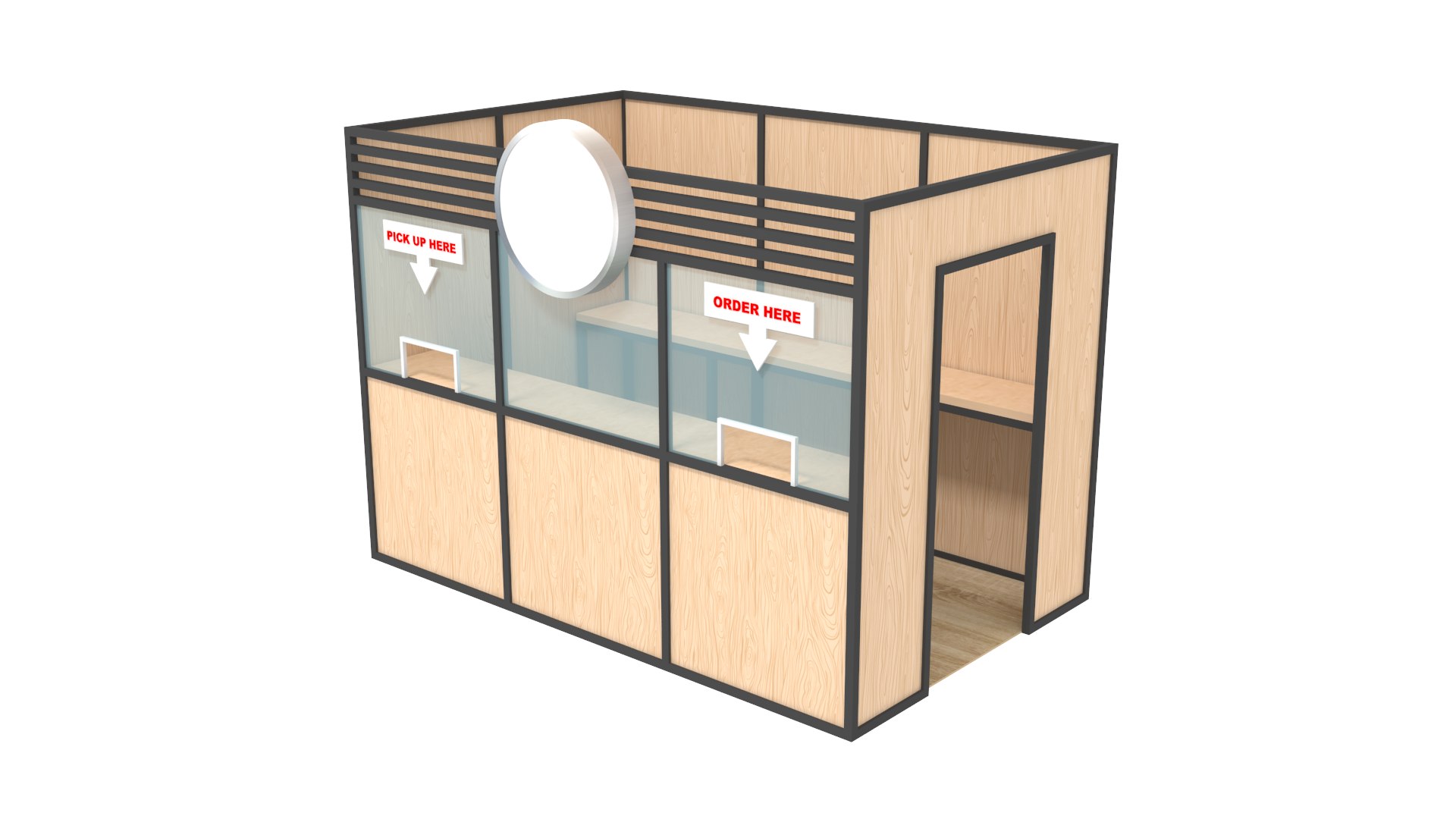 3D Model Stand Booth Food Drink - TurboSquid 1773392