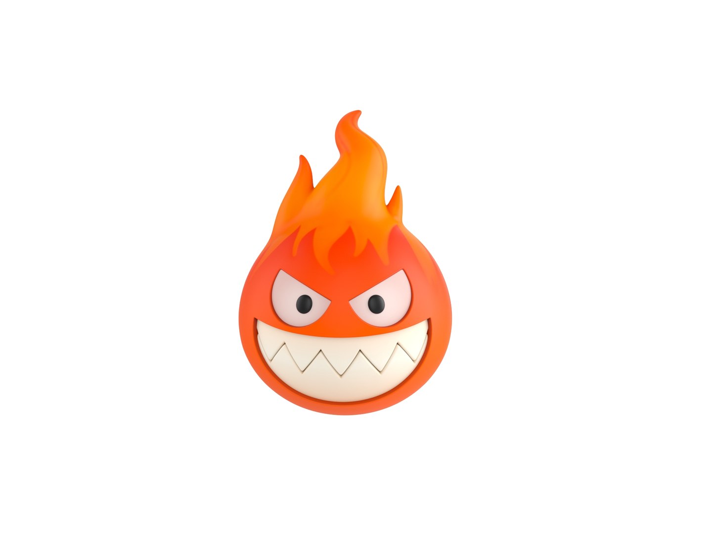 3D Character242 Flame Monster Model - TurboSquid 2060759