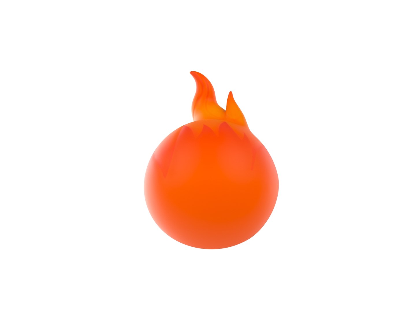 3D Character242 Flame Monster Model - TurboSquid 2060759
