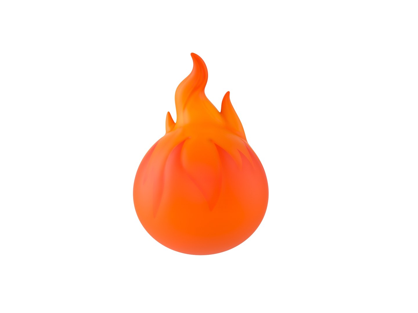 3D Character242 Flame Monster Model - TurboSquid 2060759