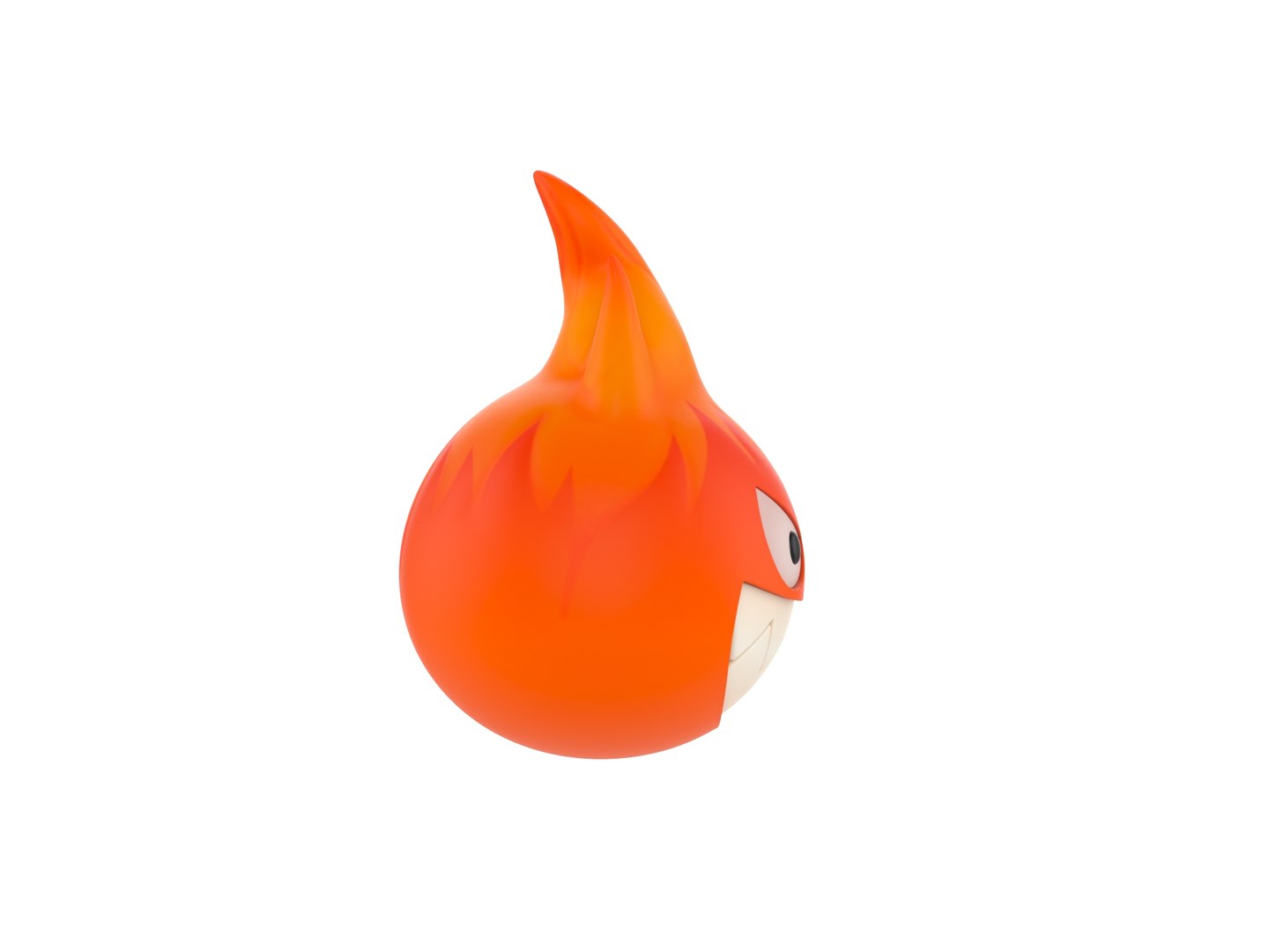 3D Character242 Flame Monster Model - TurboSquid 2060759