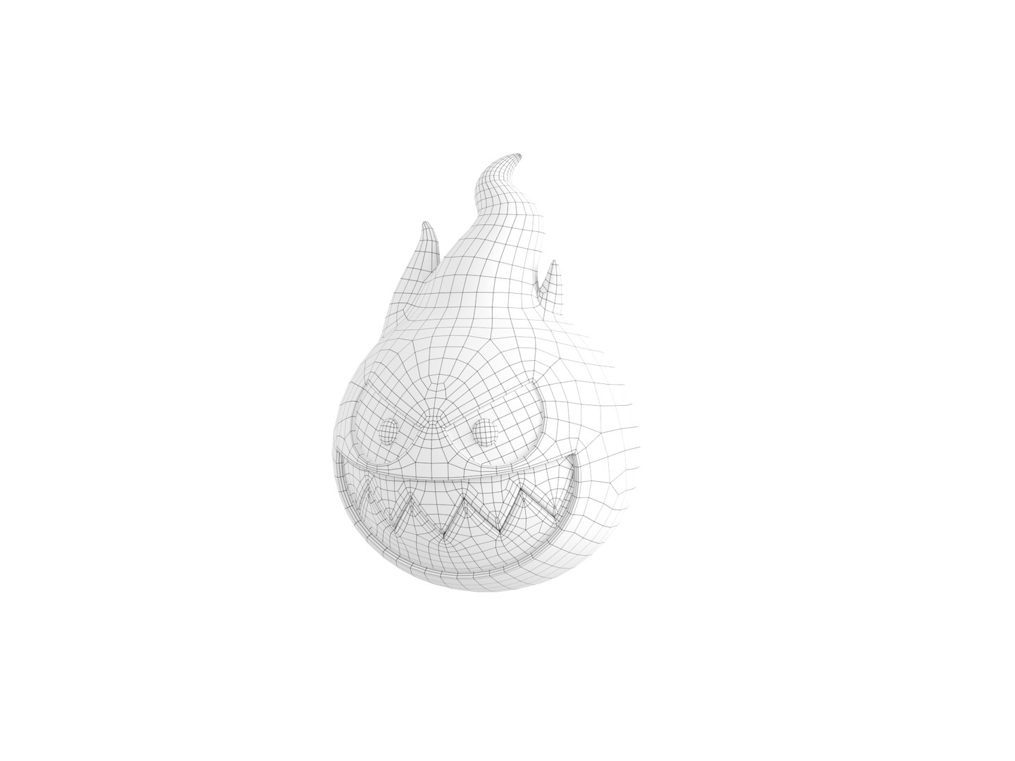 3D Character242 Flame Monster model - TurboSquid 2060759