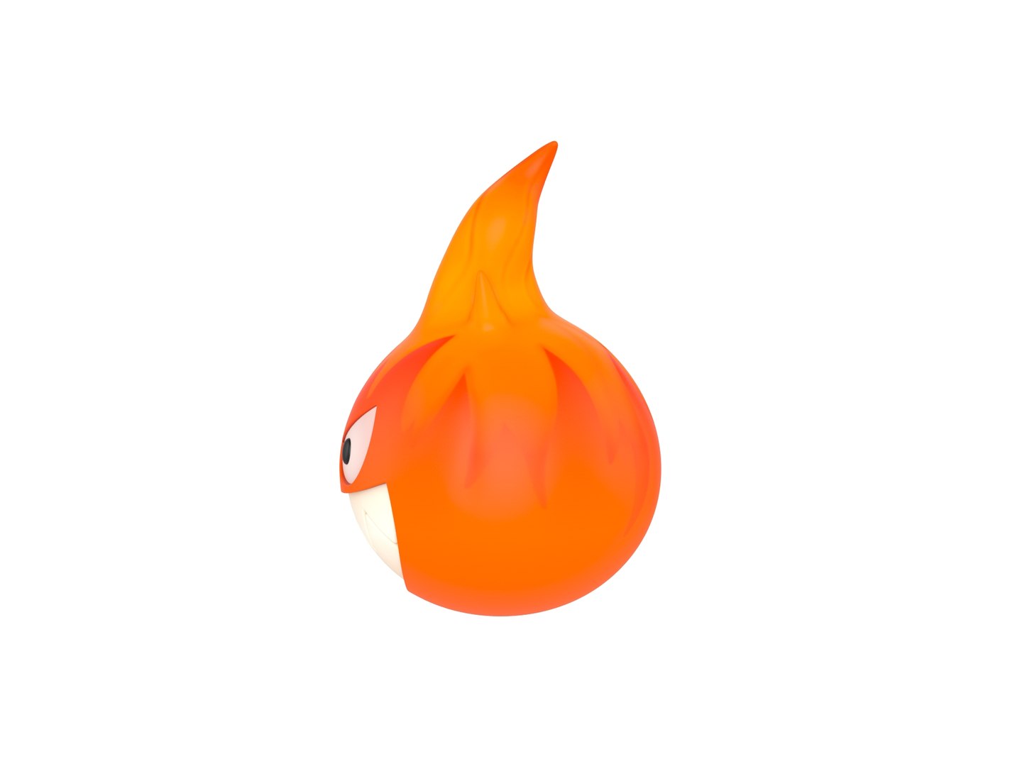 3D Character242 Flame Monster Model - TurboSquid 2060759