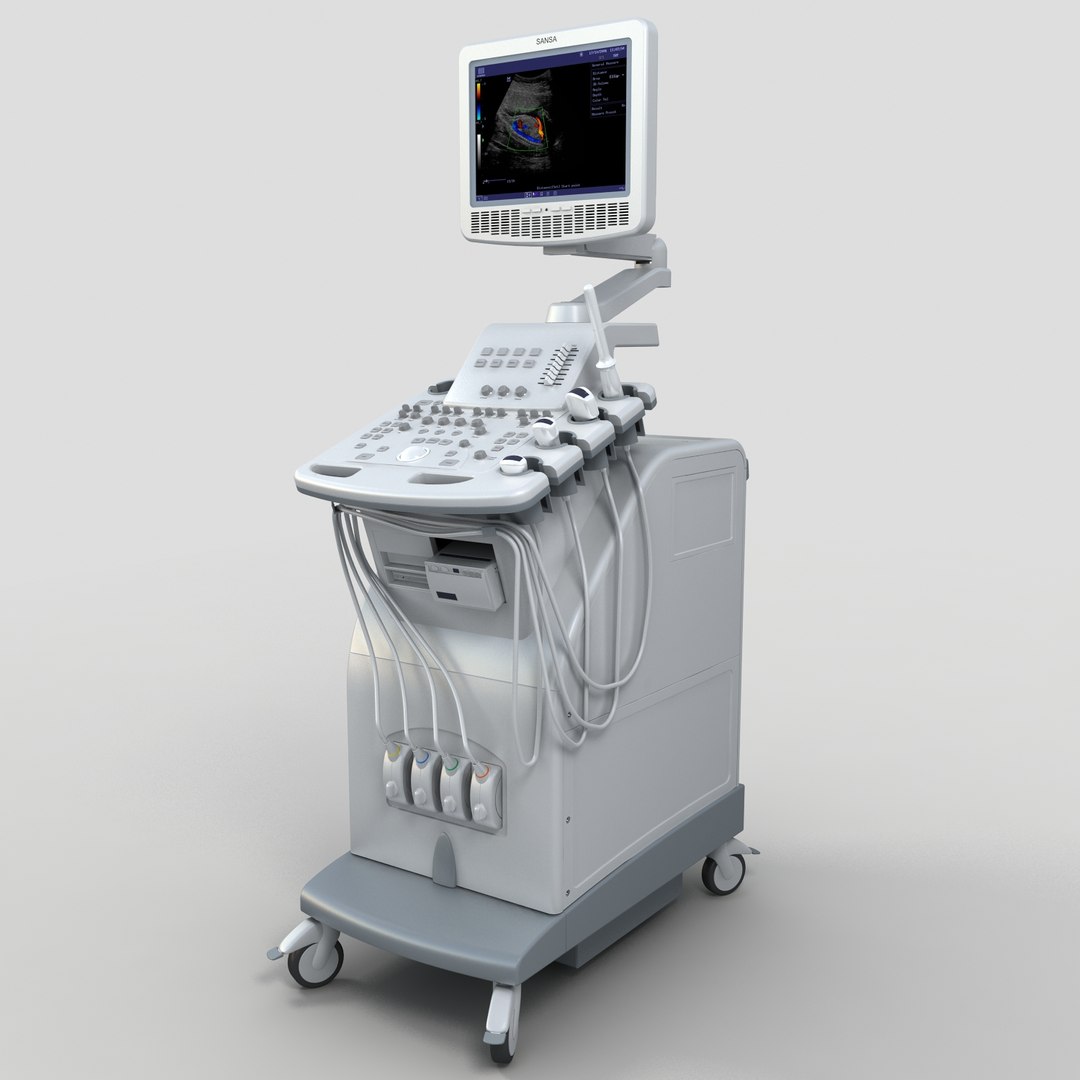 3d Ultrasound Machine Model